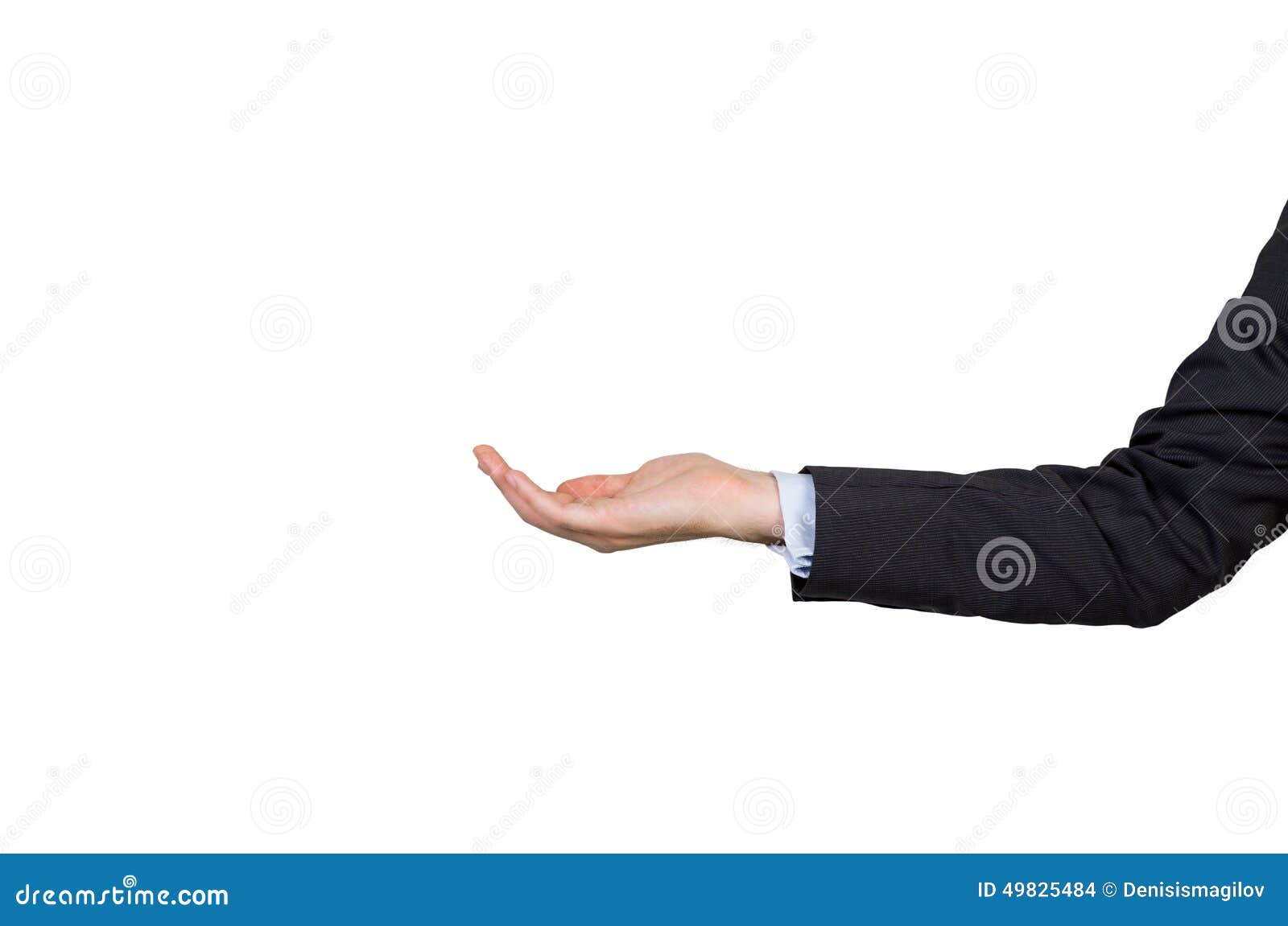 Hand Holding Invisible Objects Stock Photo - Image of summit, success ...