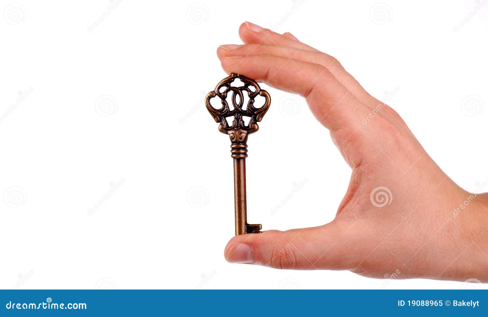 Hand holding a key stock image. Image of golden, lock - 19088965