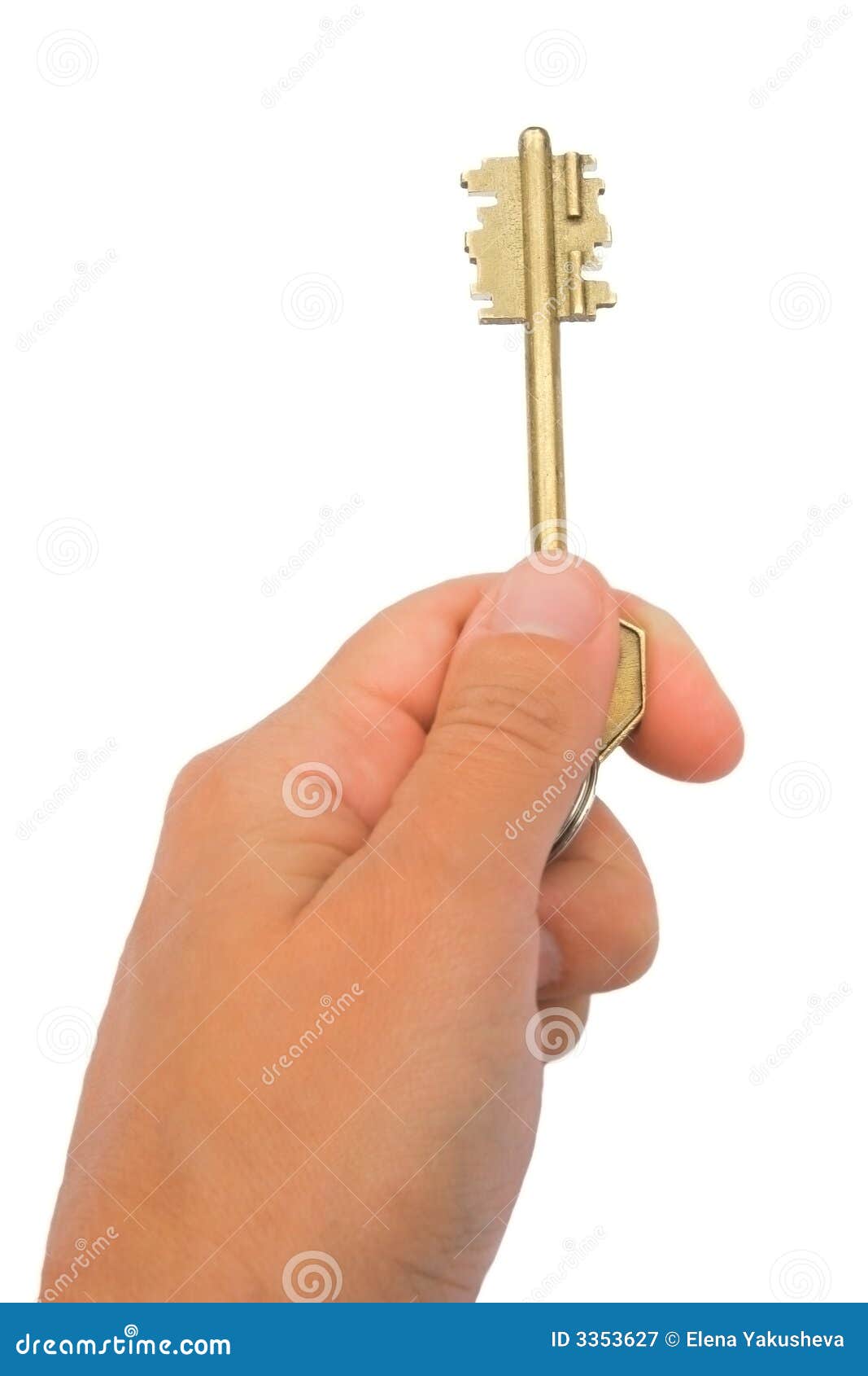 Hand holding a key stock image. Image of estate, room - 3353627