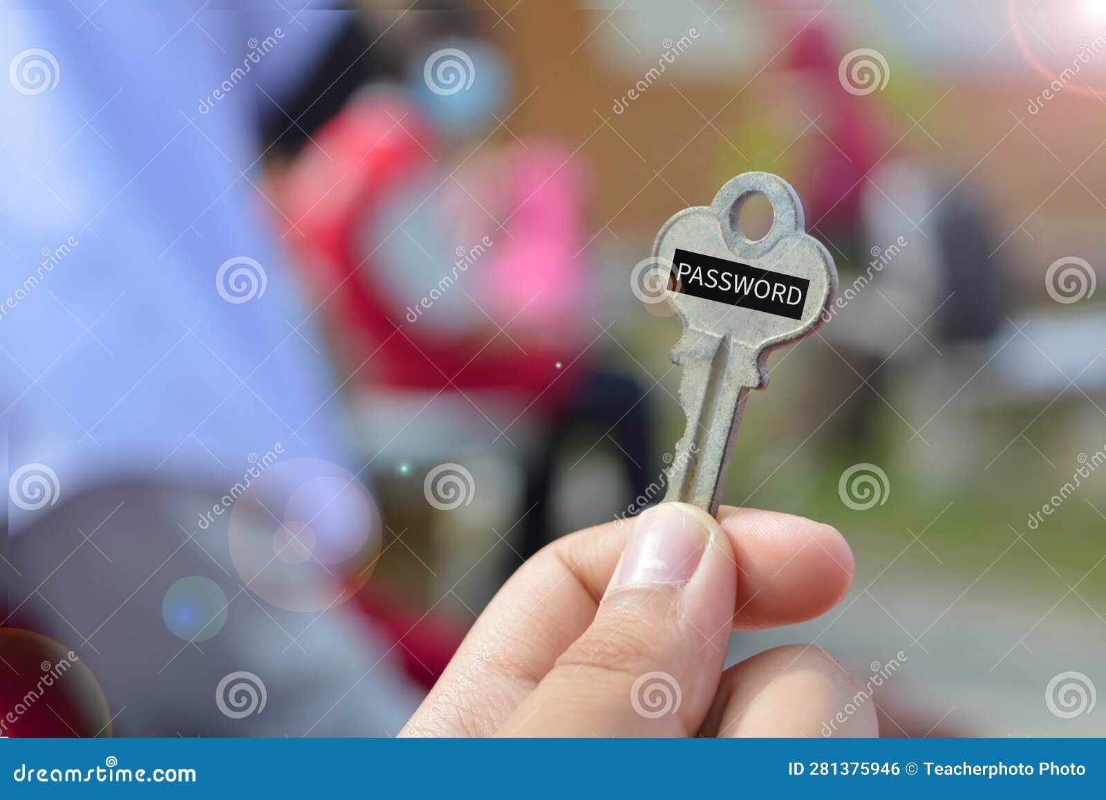 Hand Holding Key with Text PASSWORD. Cyber Security Concept, Data ...