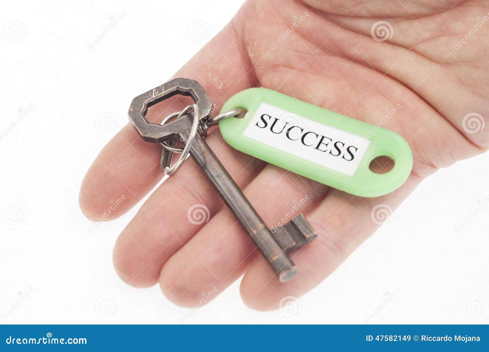 Hand Holding Key To Success Stock Image - Image of hand, holding: 47582149