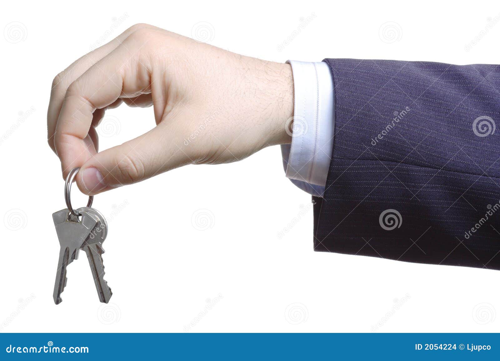 Hand holding keys stock photo. Image of hanging, businessman - 2054224