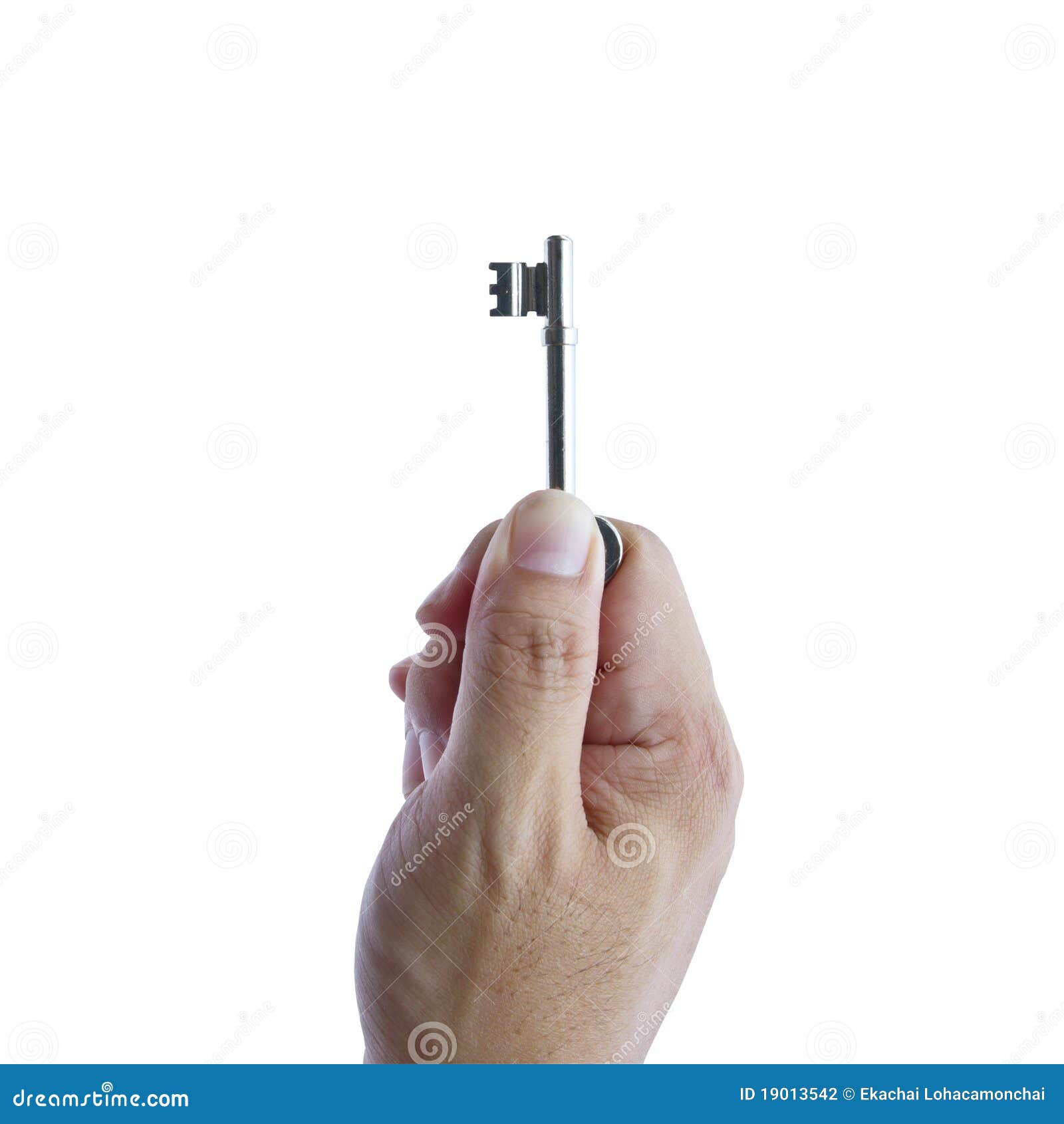 Hand holding keys isolated stock photo. Image of time - 19013542