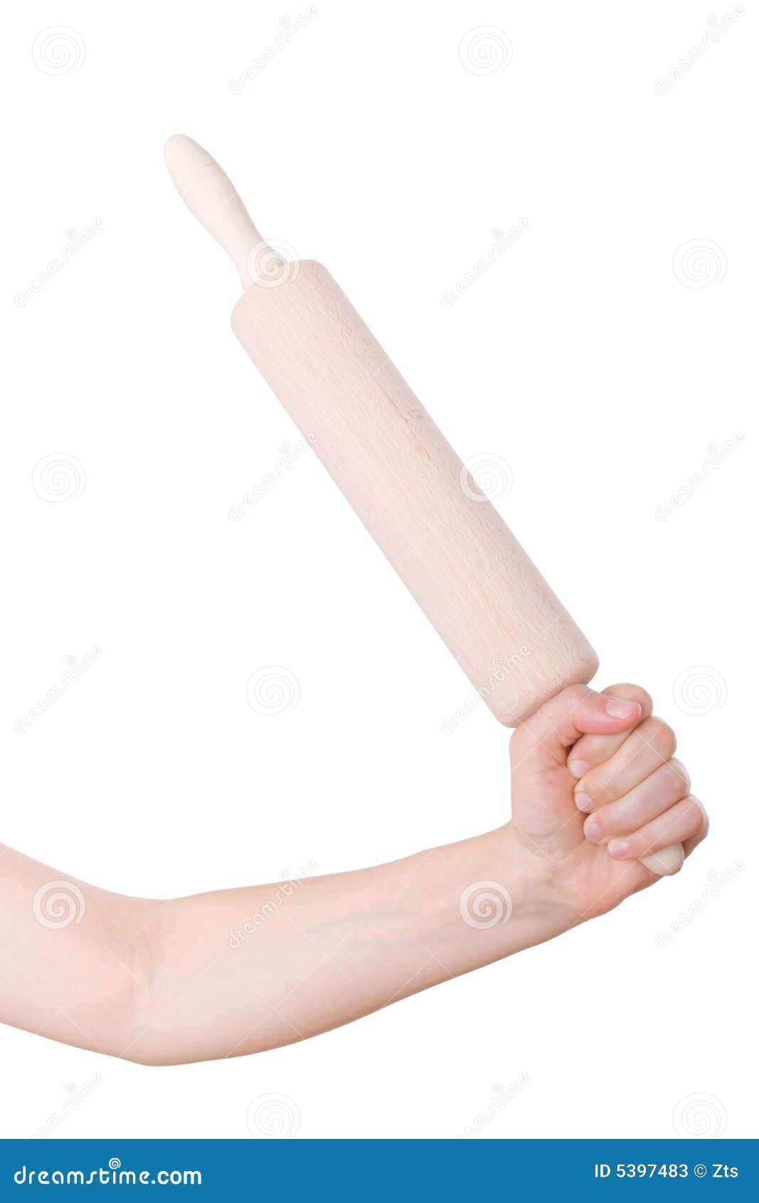 Hand Holding a Kitchen Roll Stock Image - Image of handle, humor: 5397483