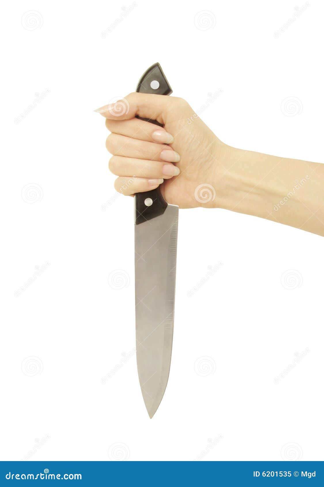 Hand holding a knife stock image. Image of female, person - 6201535