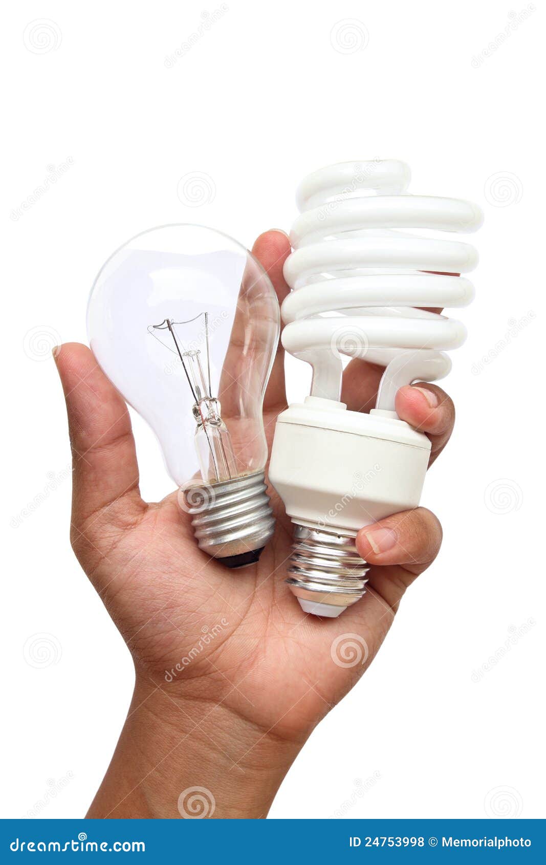 Hand holding lamp stock photo. Image of electric, compact - 24753998
