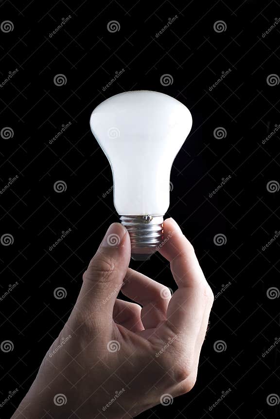 Hand holding lamp stock photo. Image of bright, light - 5372048