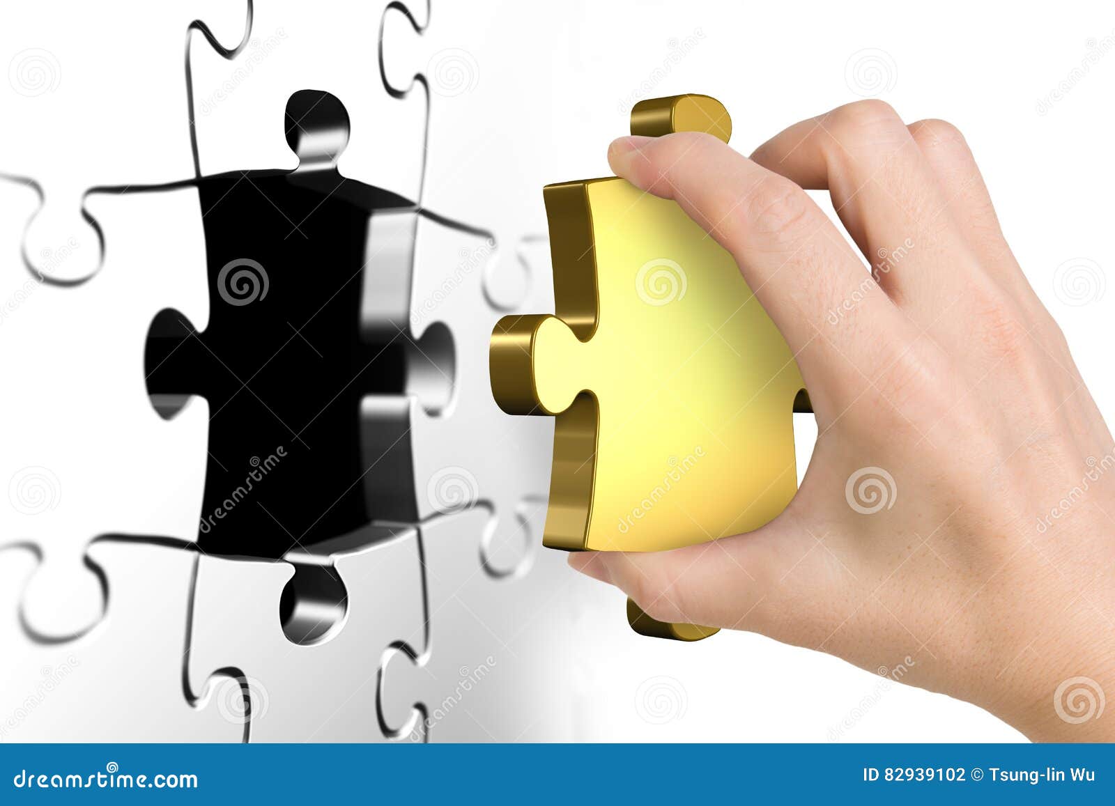 Last Missing Puzzle Piece. Stock Photography | CartoonDealer.com #29353112