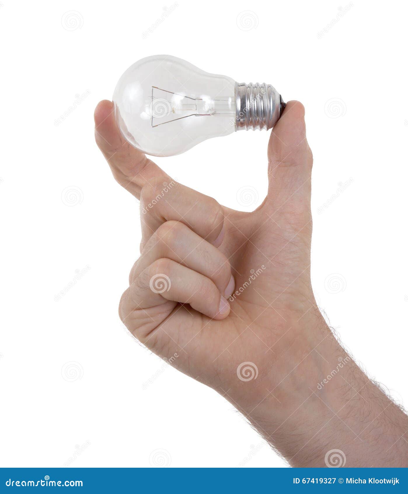 Hand holding an light bulb stock image. Image of hand - 67419327