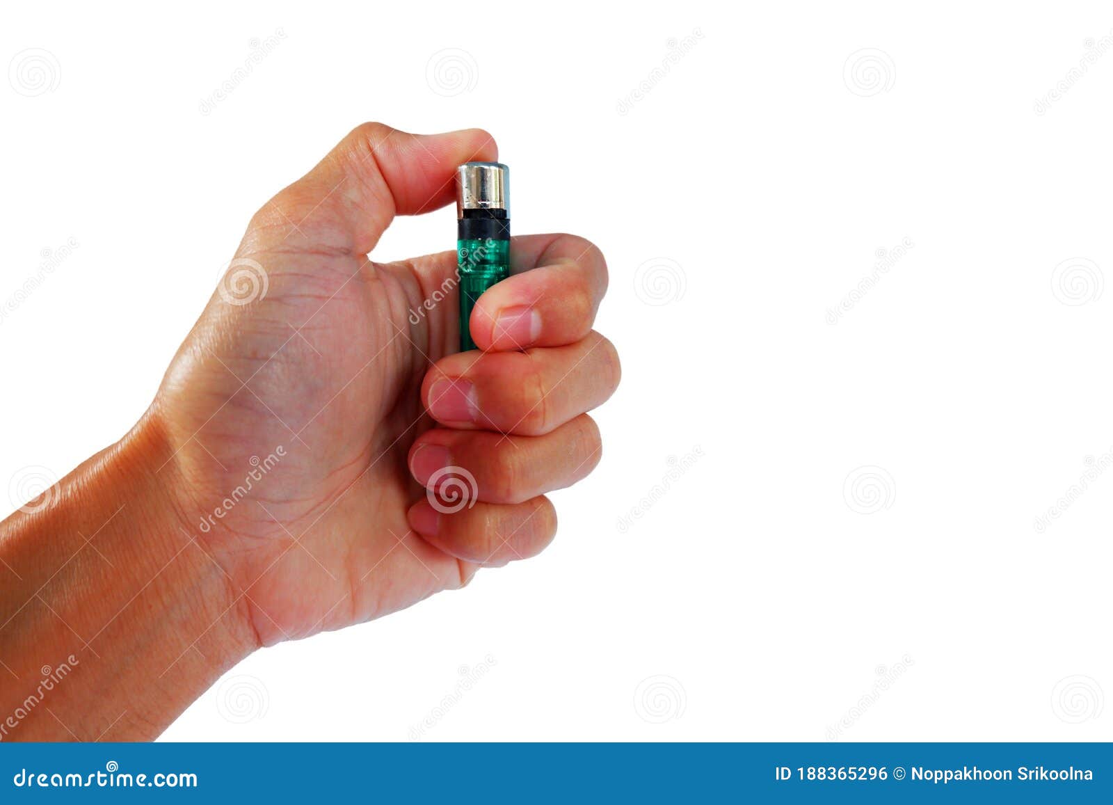 Hand Holding Lighter To Start Fire Stock Photo - Image of white, hand ...