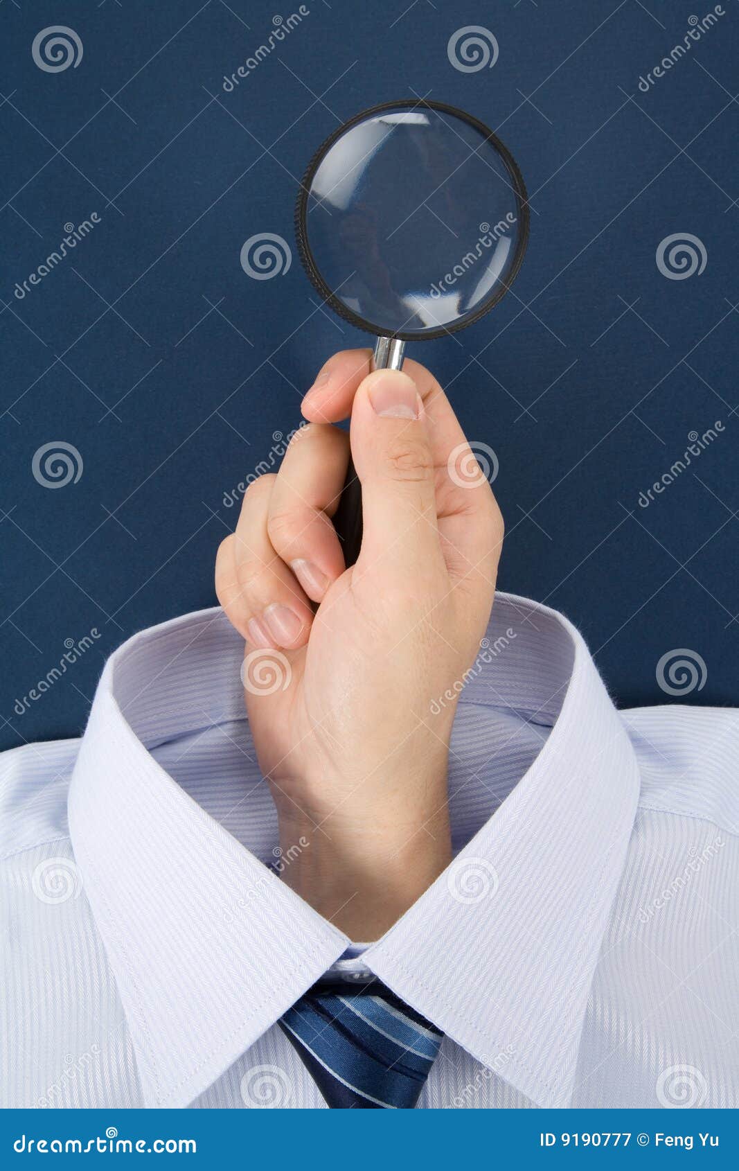 Hand holding a magnifier stock image. Image of exploration - 9190777