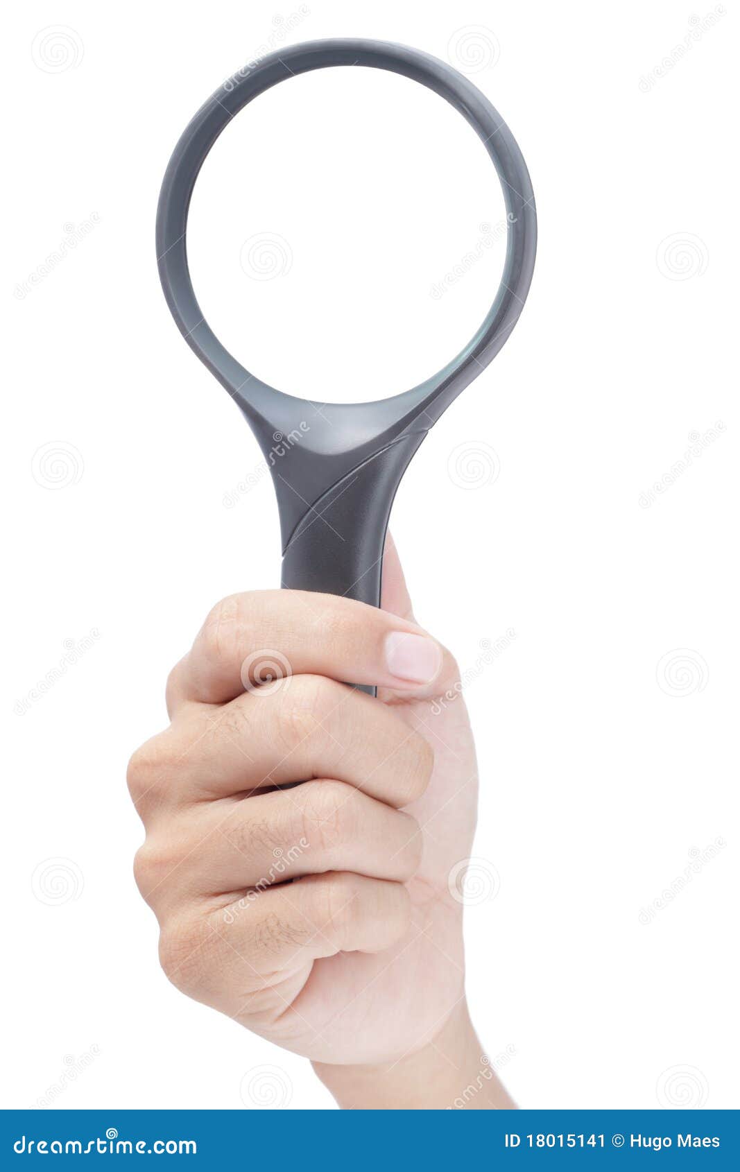 Hand Holding Magnifying Glass Stock Image - Image of inspecting, cutout ...