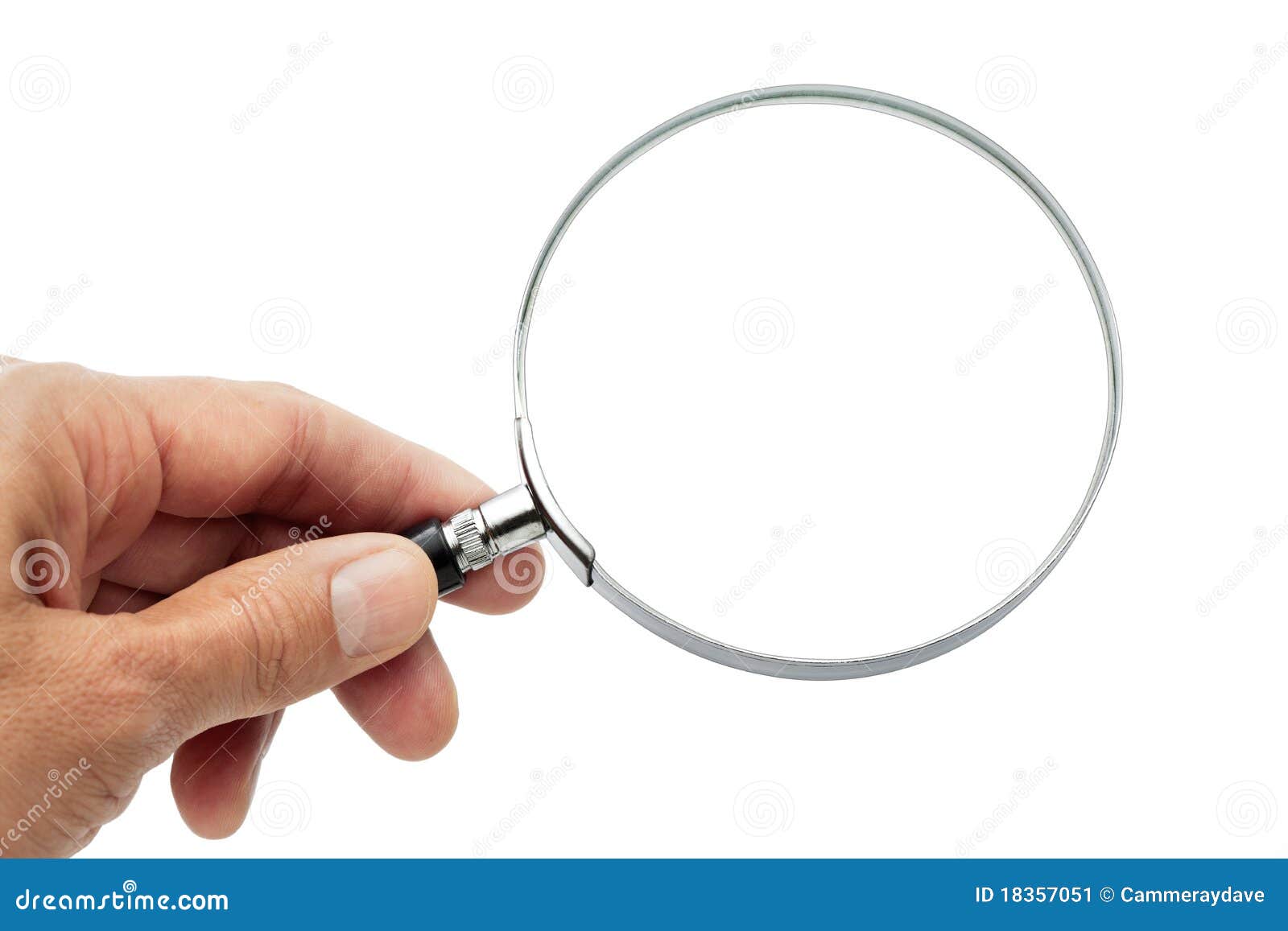 Hand Holding Magnifying Glass Stock Image - Image of hand, finding ...