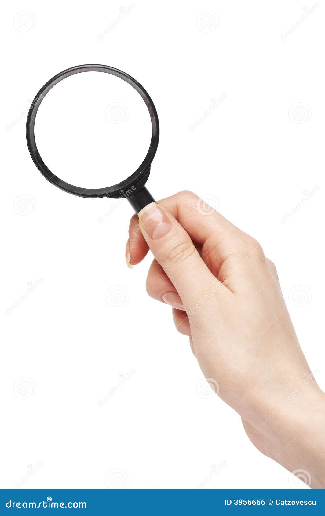 Hand Holding Magnifying Glass Stock Photo - Image of glass, closeup ...