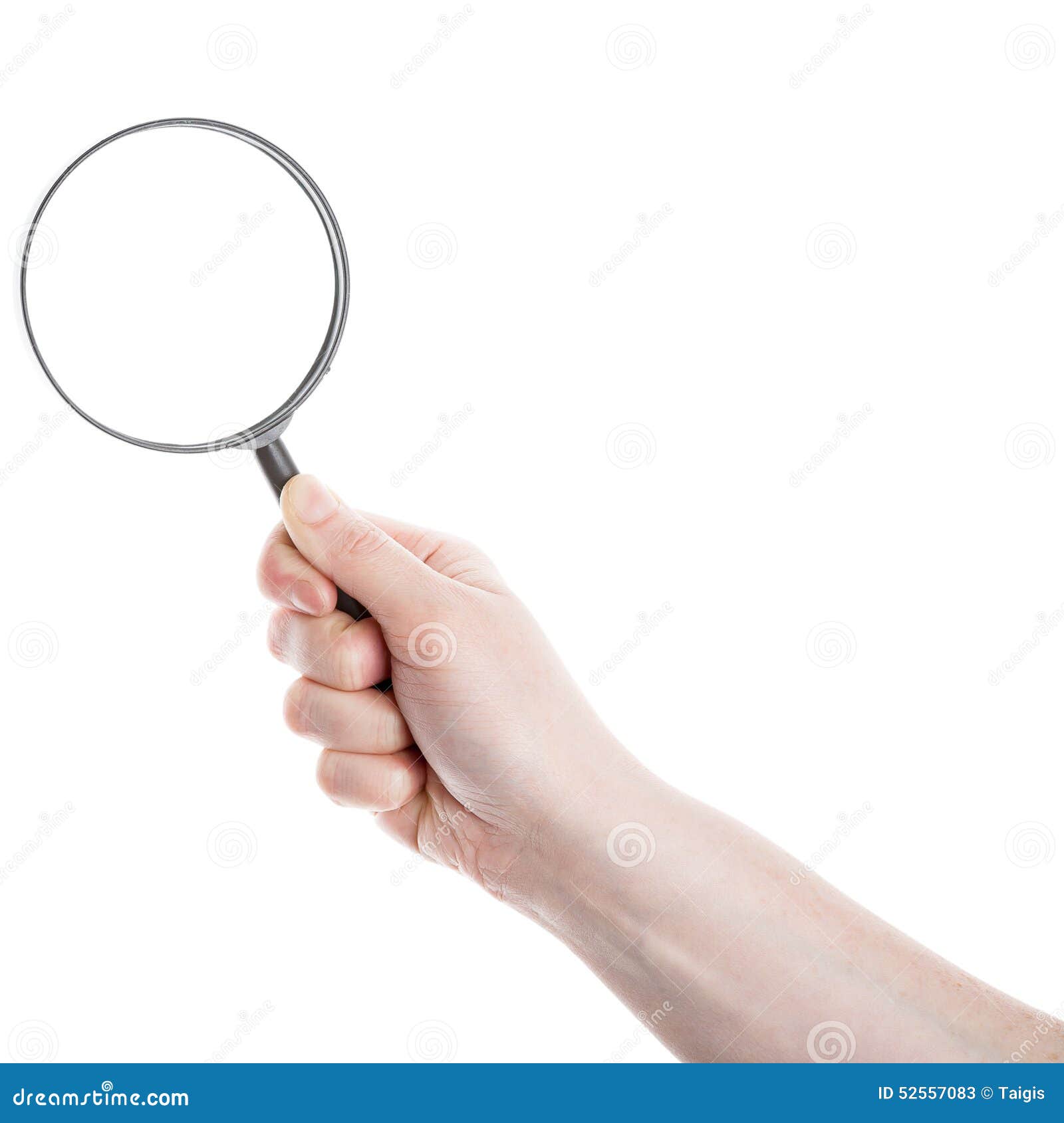 Hand Holding Magnifying Glass Stock Image - Image of magnifying ...