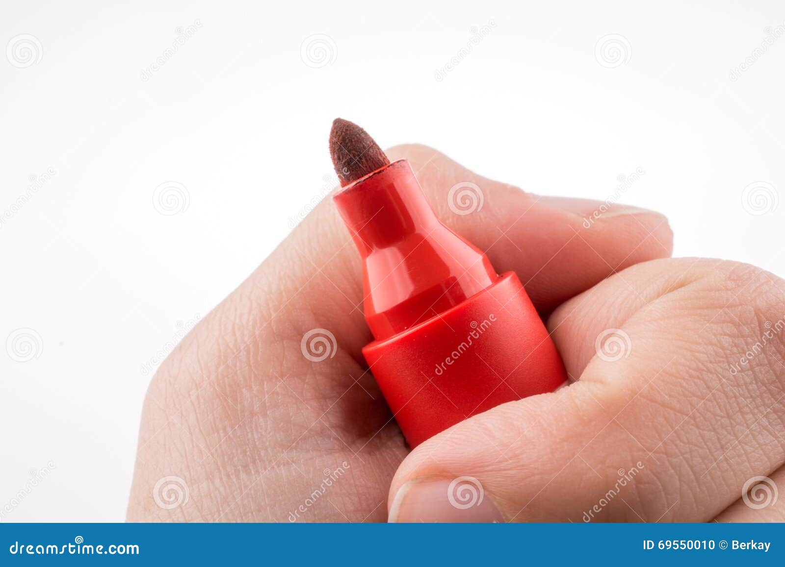 Hand holding marker stock photo. Image of education, close - 69550010