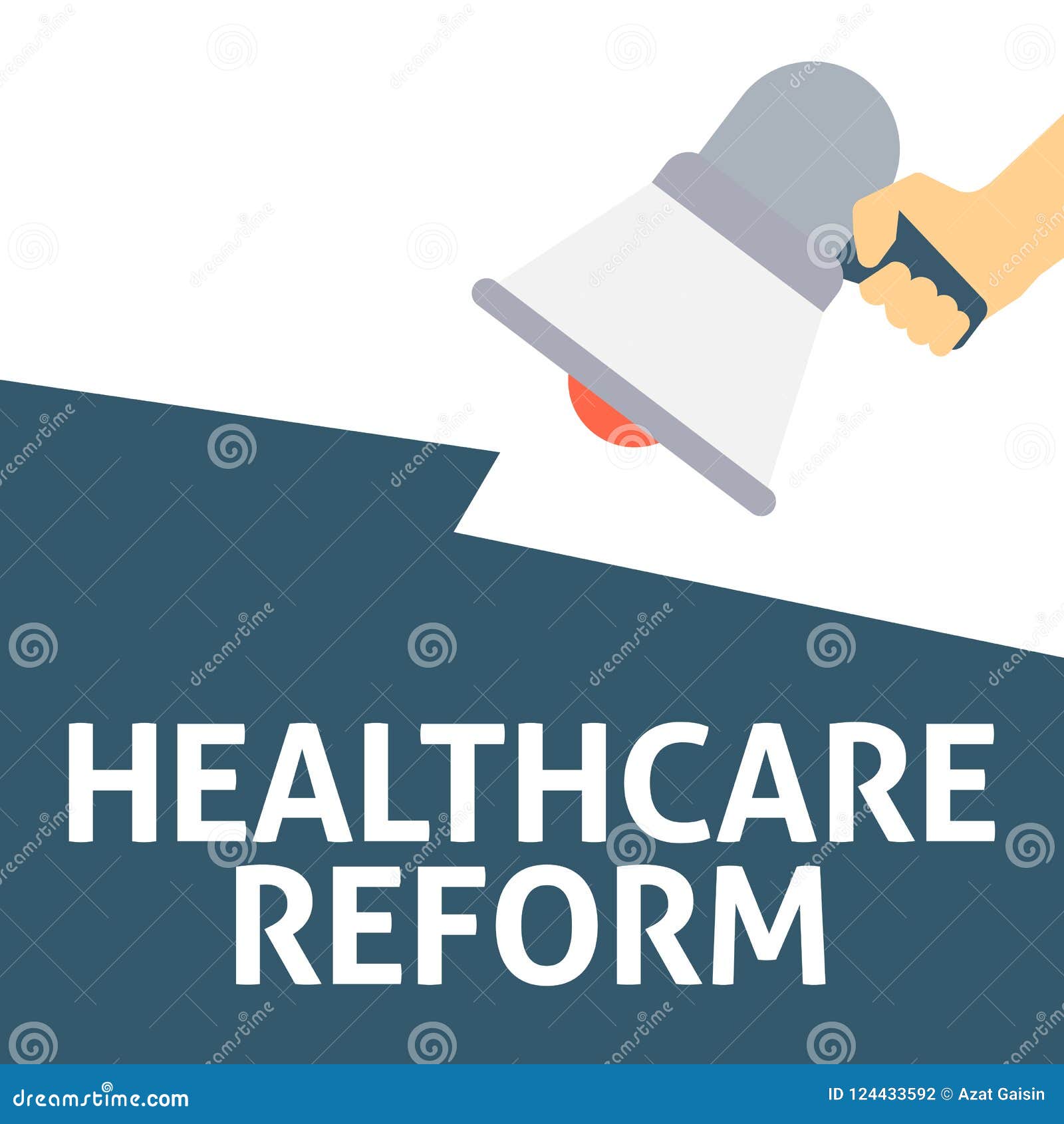Hand Holding Megaphone with HEALTHCARE REFORM Announcement Stock Vector ... Hand Holding Megaphone with HEALTHCARE REFORM Announcement Stock Vector ...