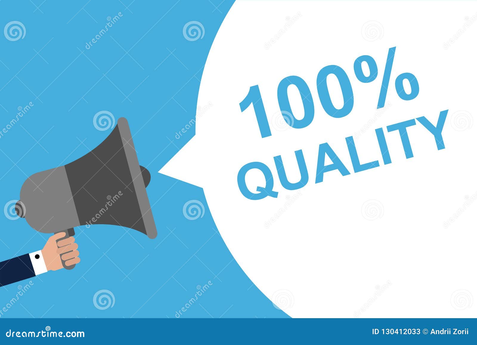 Hand Holding Megaphone with Speech Bubble 100 QUALITY. Announcement ...