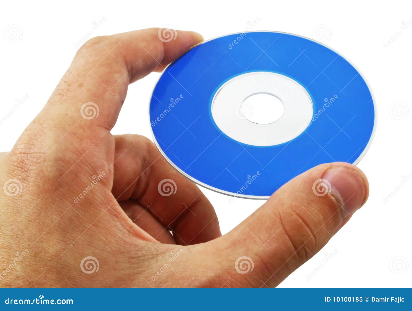 Hand holding mini disc stock image. Image of holding - 10100185