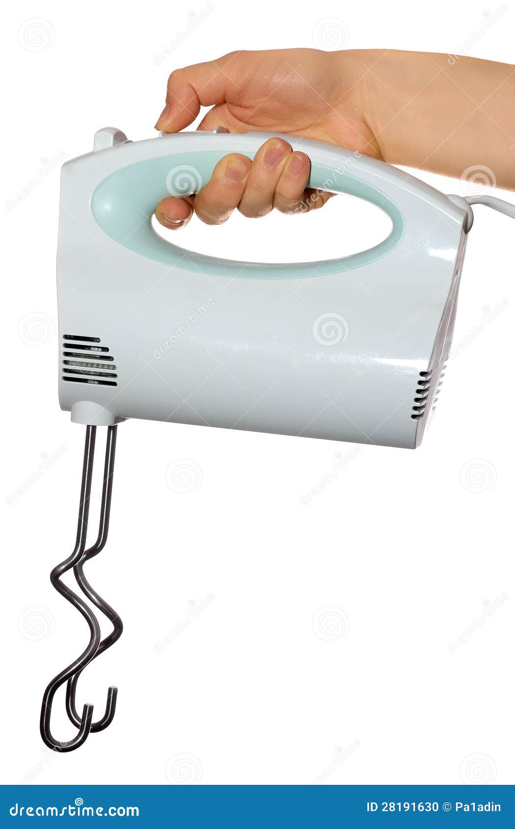 Hand holding a mixer stock photo. Image of human, single - 28191630