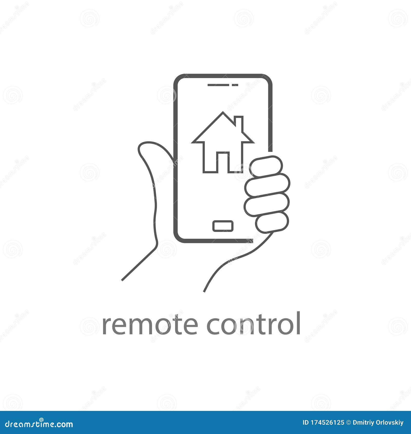 Hand Holding Mobile Phone Controls Smart Home. Remote Control Icon. EPS ... Hand Holding Mobile Phone Controls Smart Home. Remote Control Icon. EPS ...