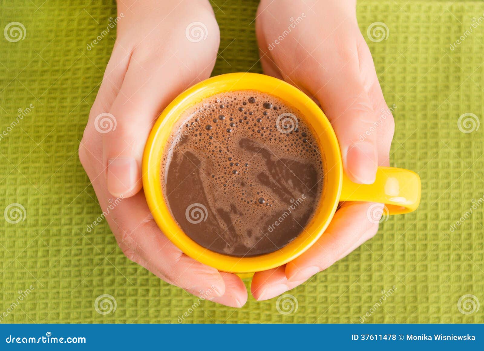 Hand Holding a Mug with Coffee Stock Photo - Image of caffeine, white ...