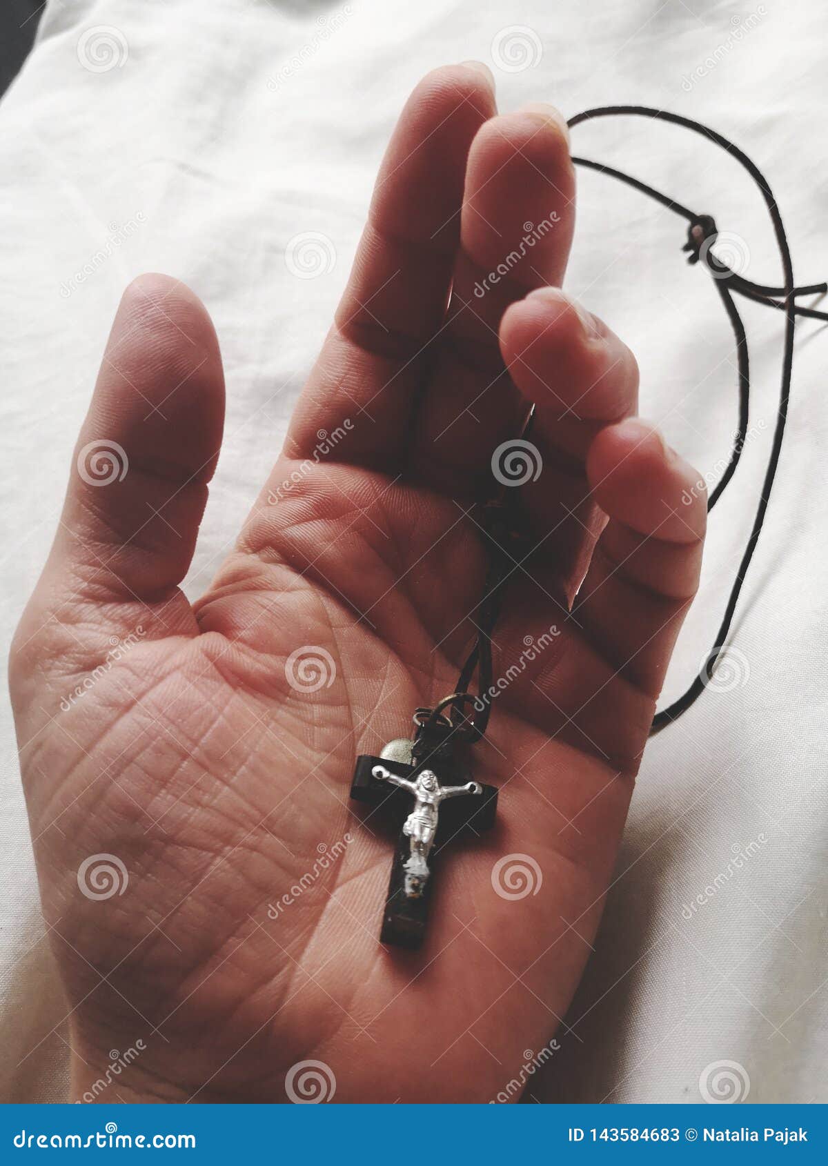 Hand Holding a Necklace with a Cross Stock Image - Image of christian ... Hand Holding a Necklace with a Cross Stock Image - Image of christian ...