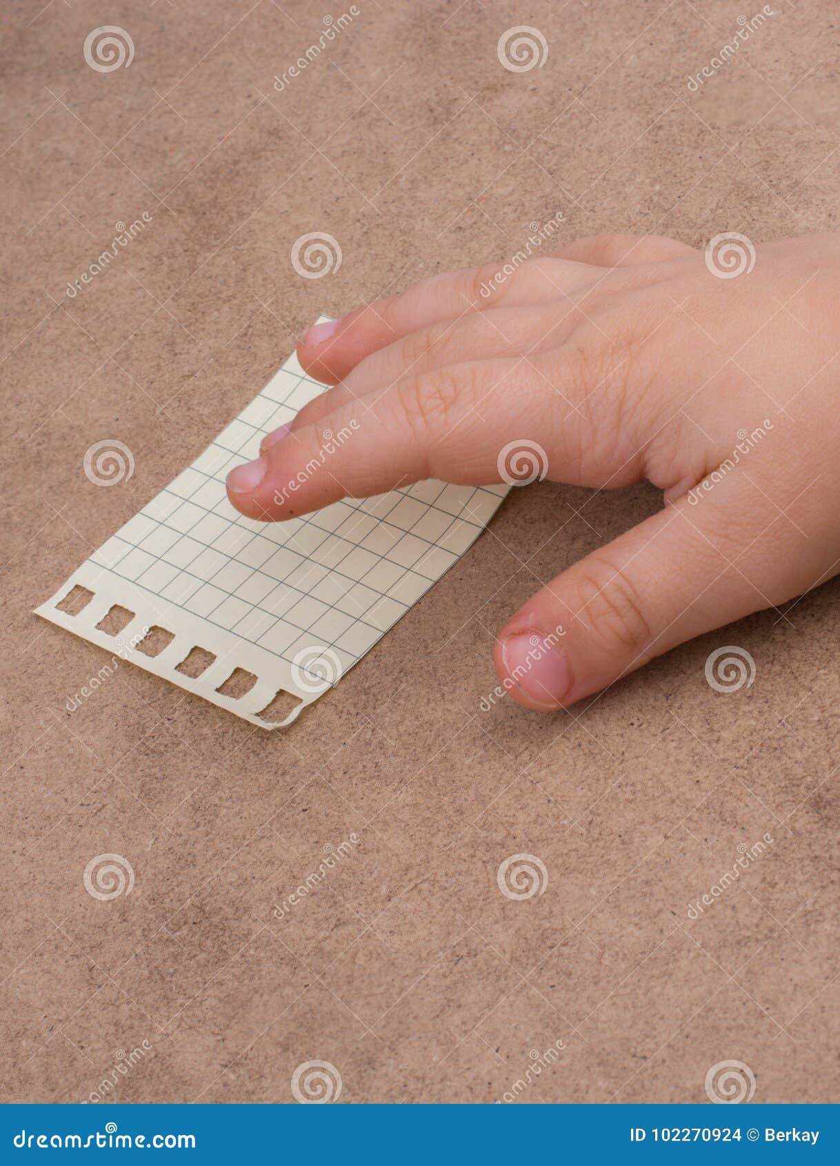 Hand Holding a Note Paper in Hand Stock Photo - Image of business ...