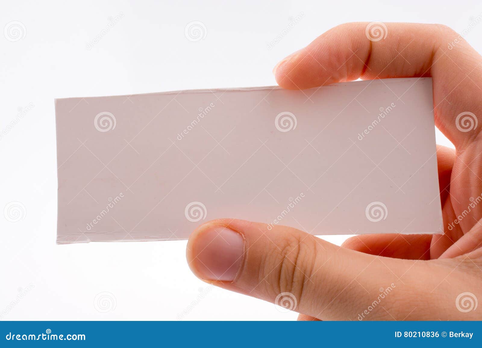 Hand holding a note paper stock photo. Image of communication - 80210836