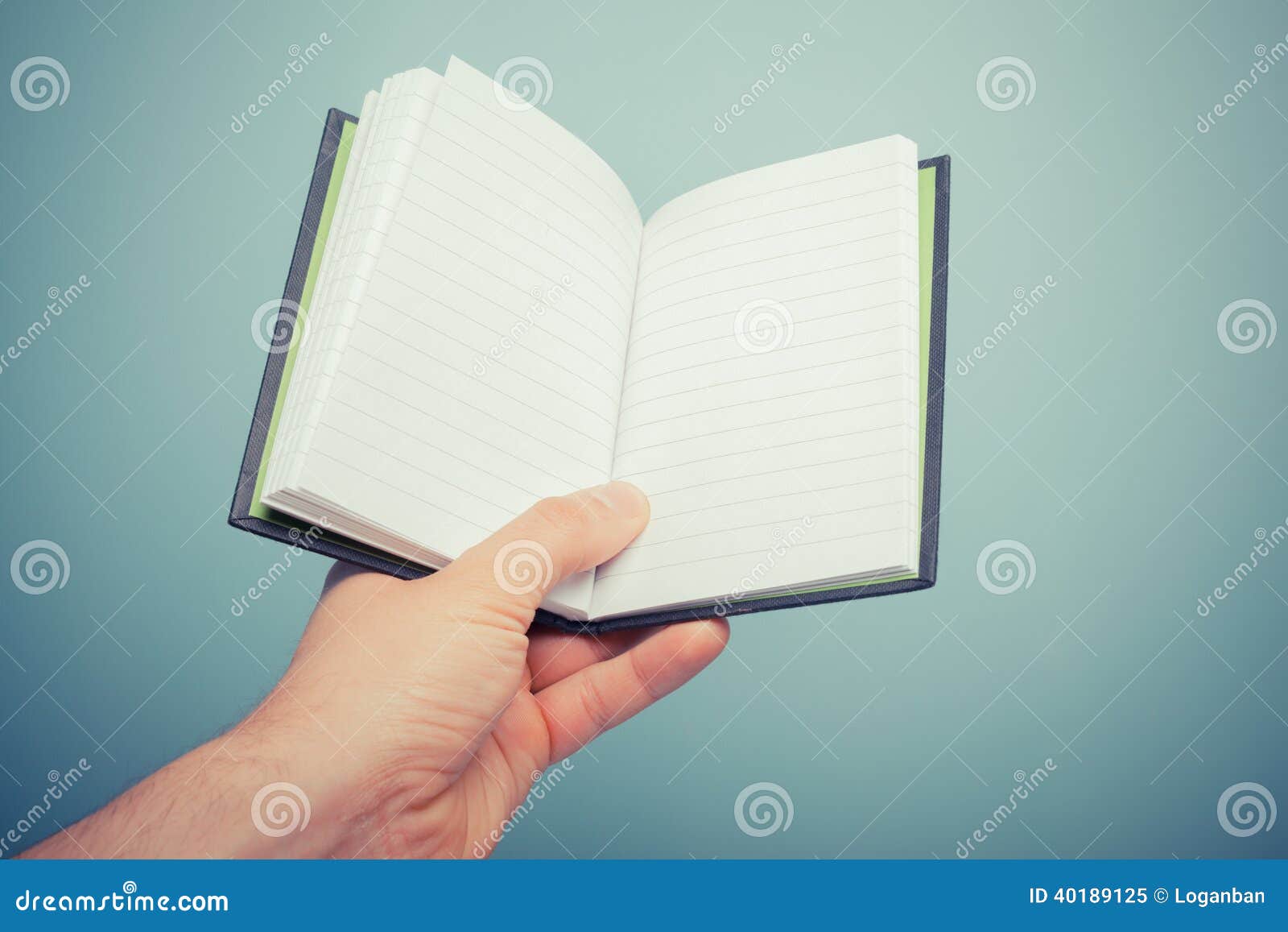 Hand holding notebook stock image. Image of diary, meeting - 40189125