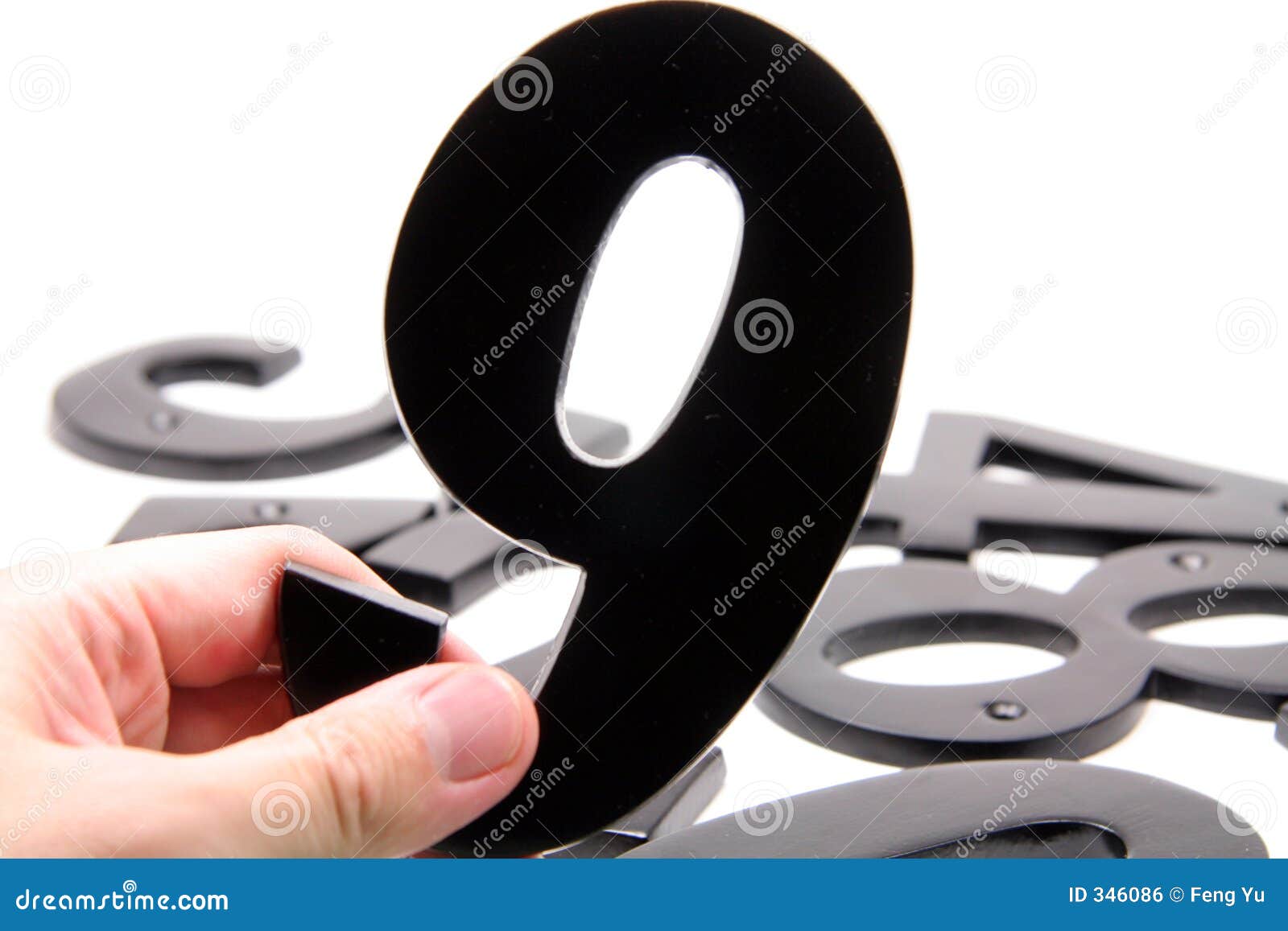 Hand holding number 9 stock photo. Image of finger, nine - 346086