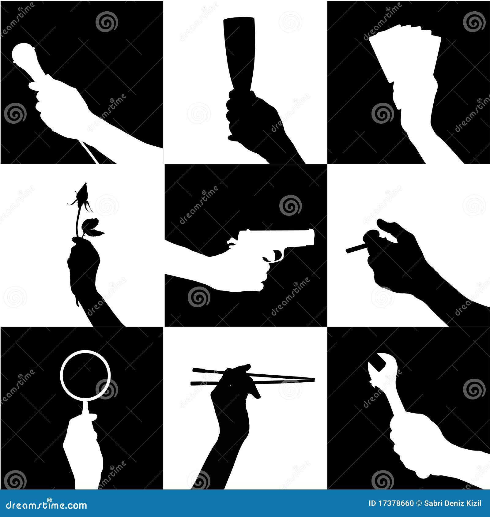 Hand Holding Object Stock Illustrations – 24,413 Hand Holding Object ...