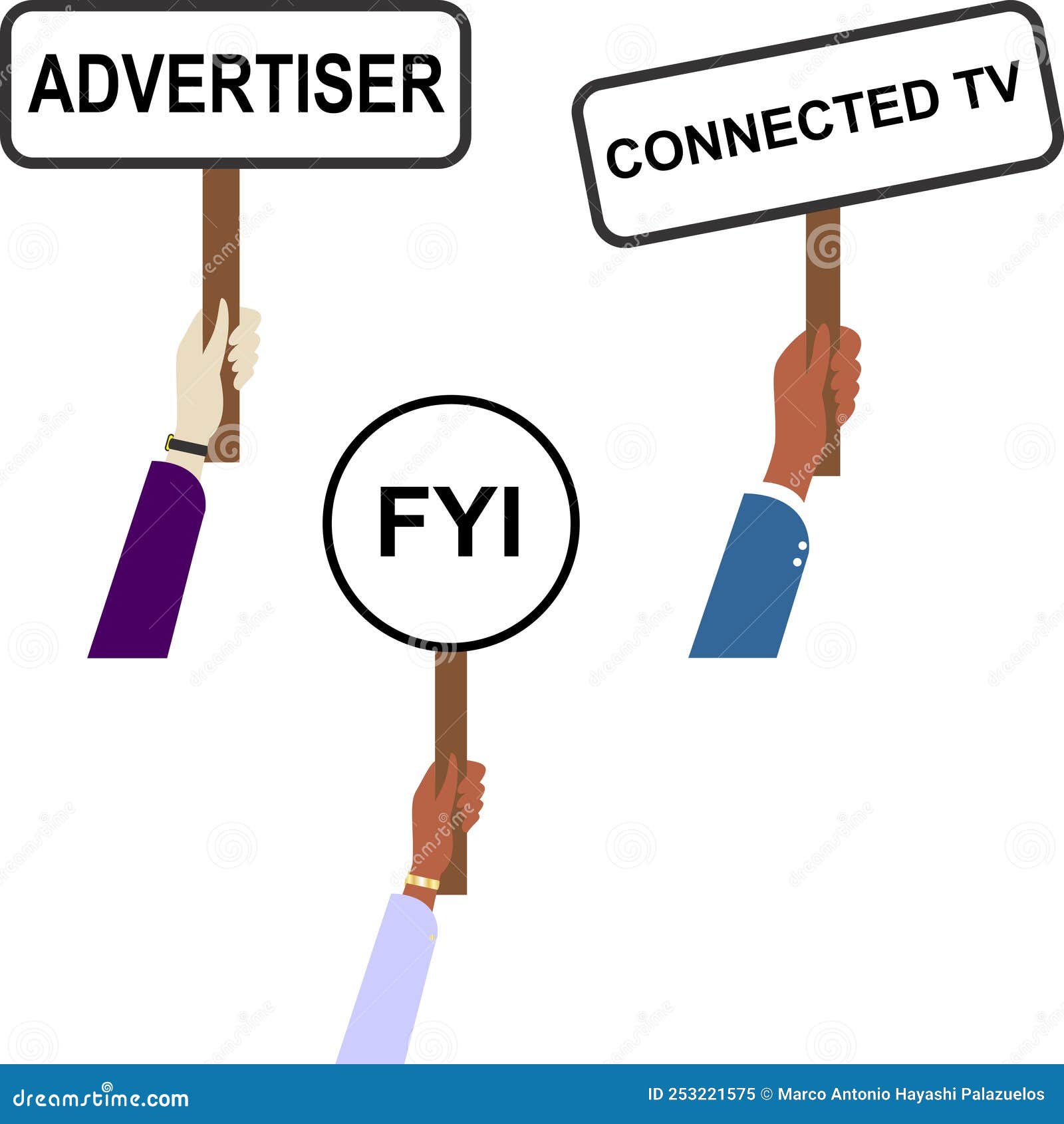 Hand Holding Paddle Cartoon Illustration Set Stock Vector ...