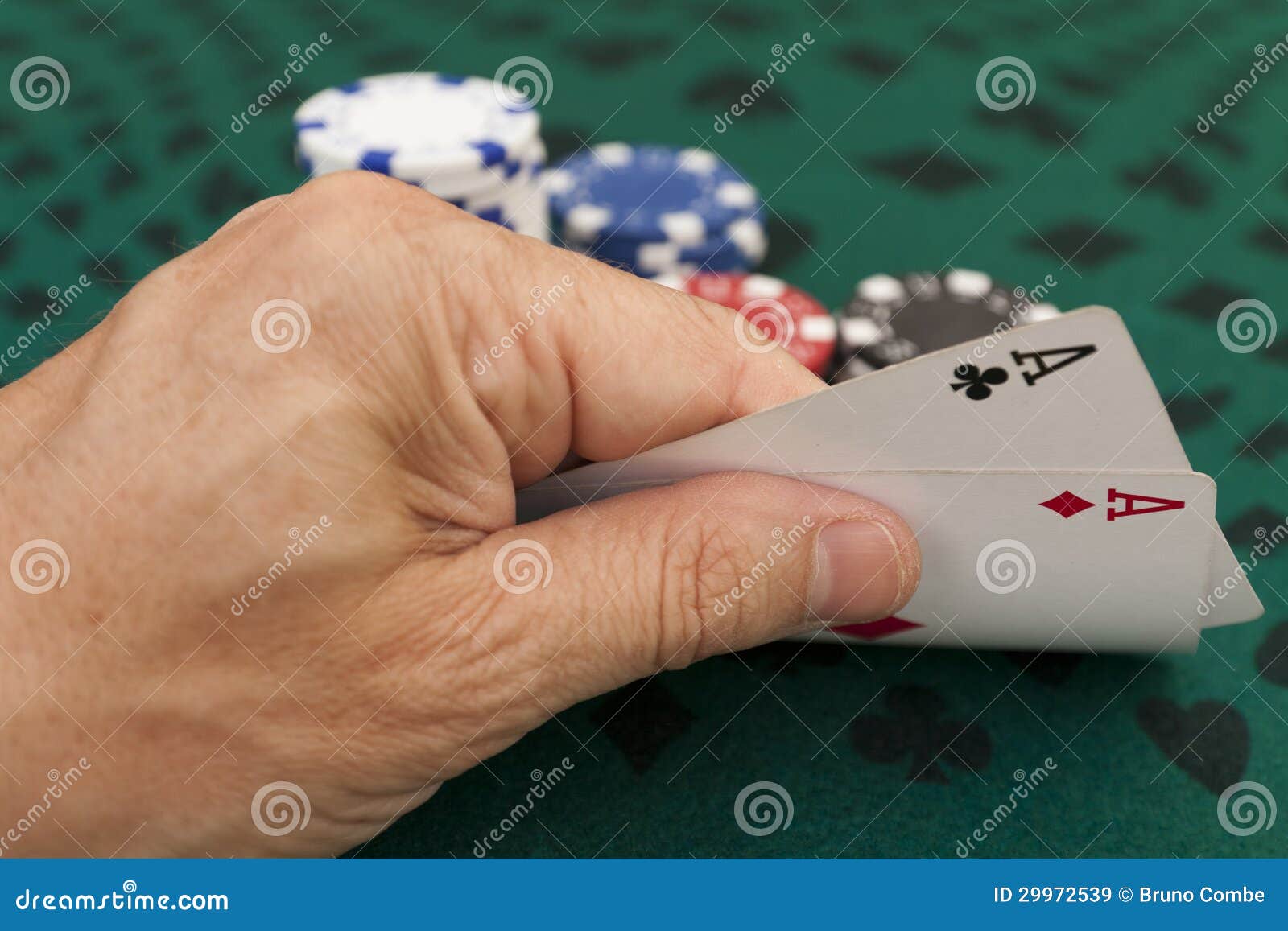 Pair of aces stock image. Image of pair, card, chance - 29972539