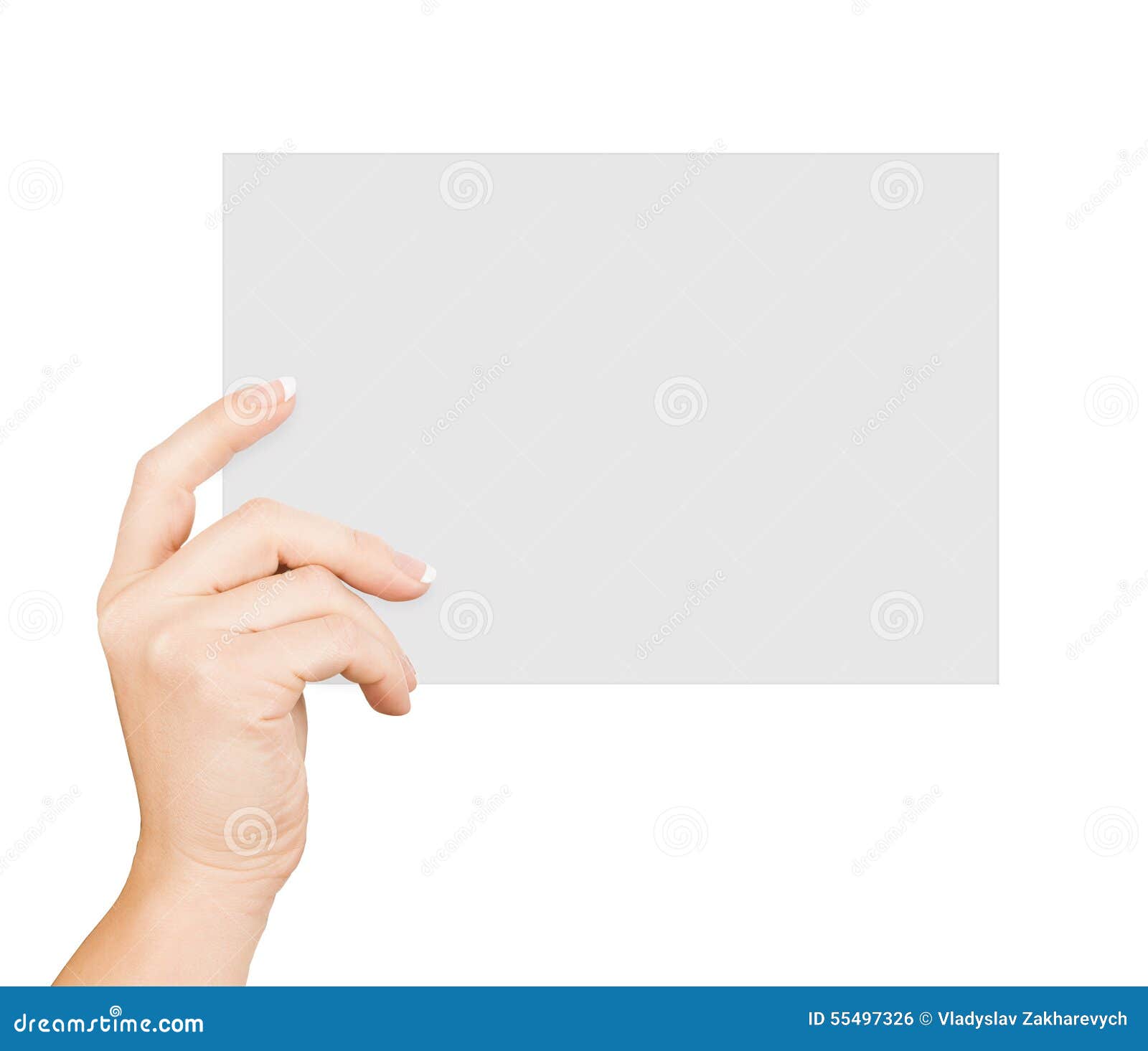 Hand holding paper stock photo. Image of card, commerce - 55497326