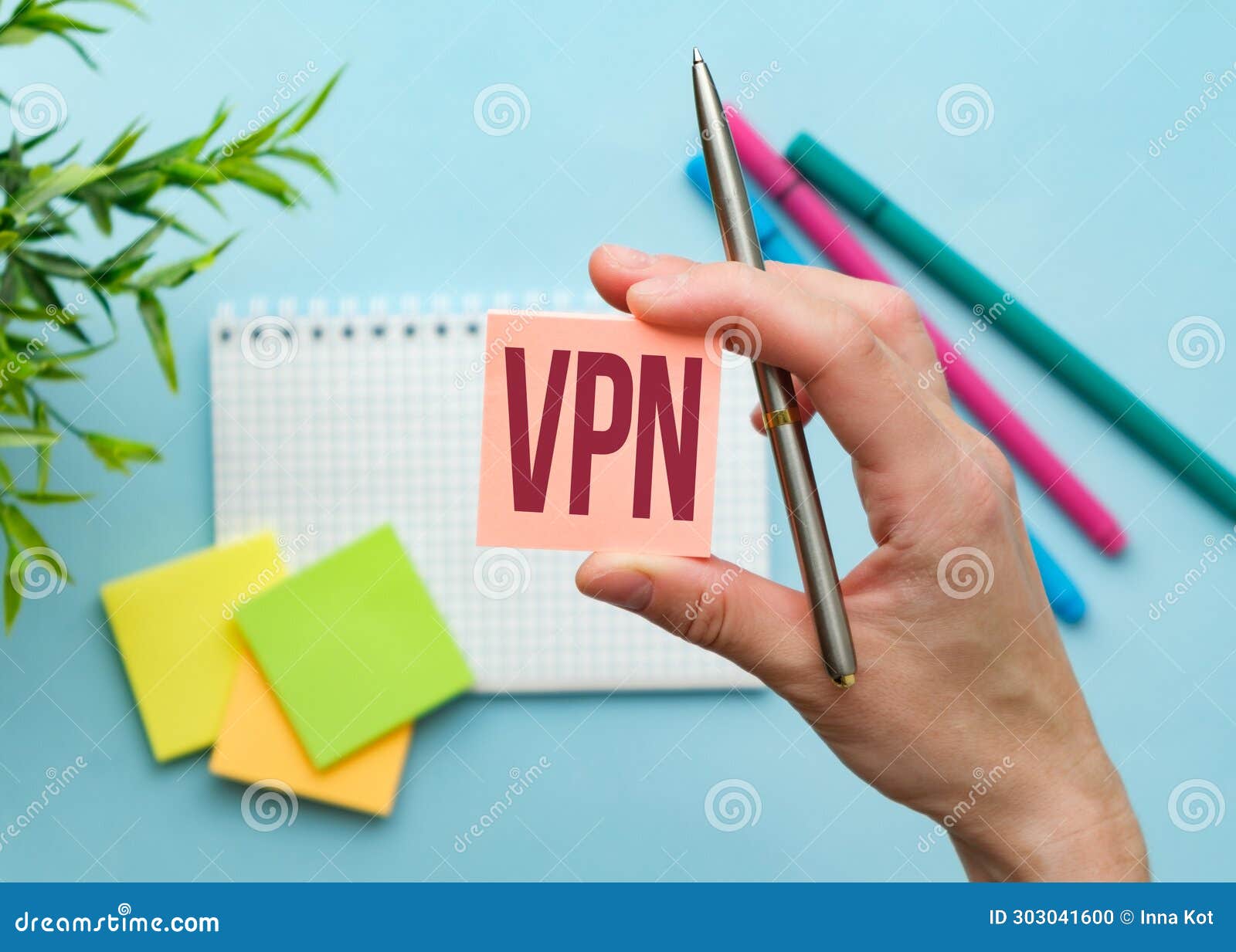 Hand Holding Paper with VPN Text. VPN - Short for Virtual Private ...