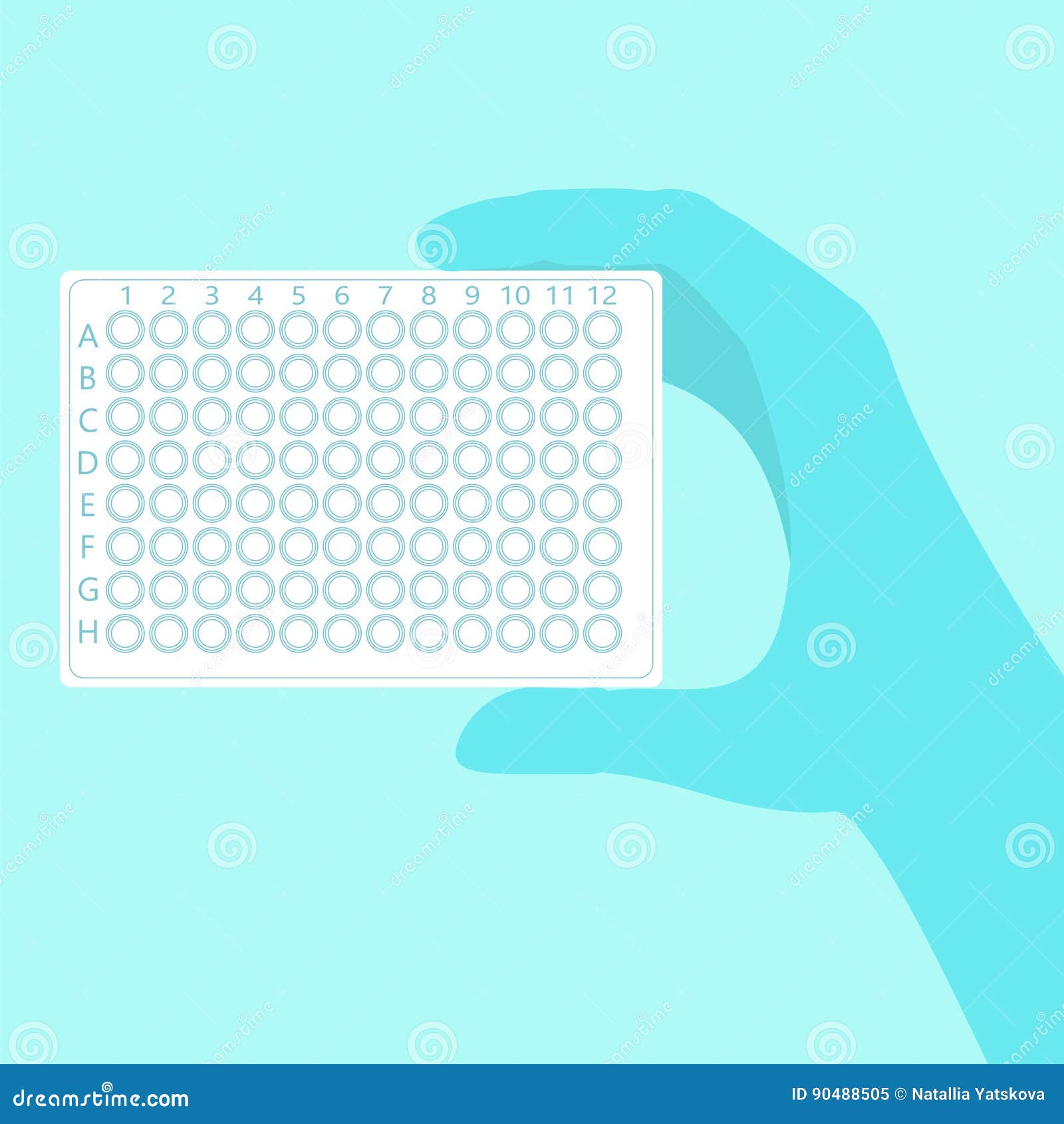 96 Well Microplate Stock Illustrations – 5 96 Well Microplate Stock ...
