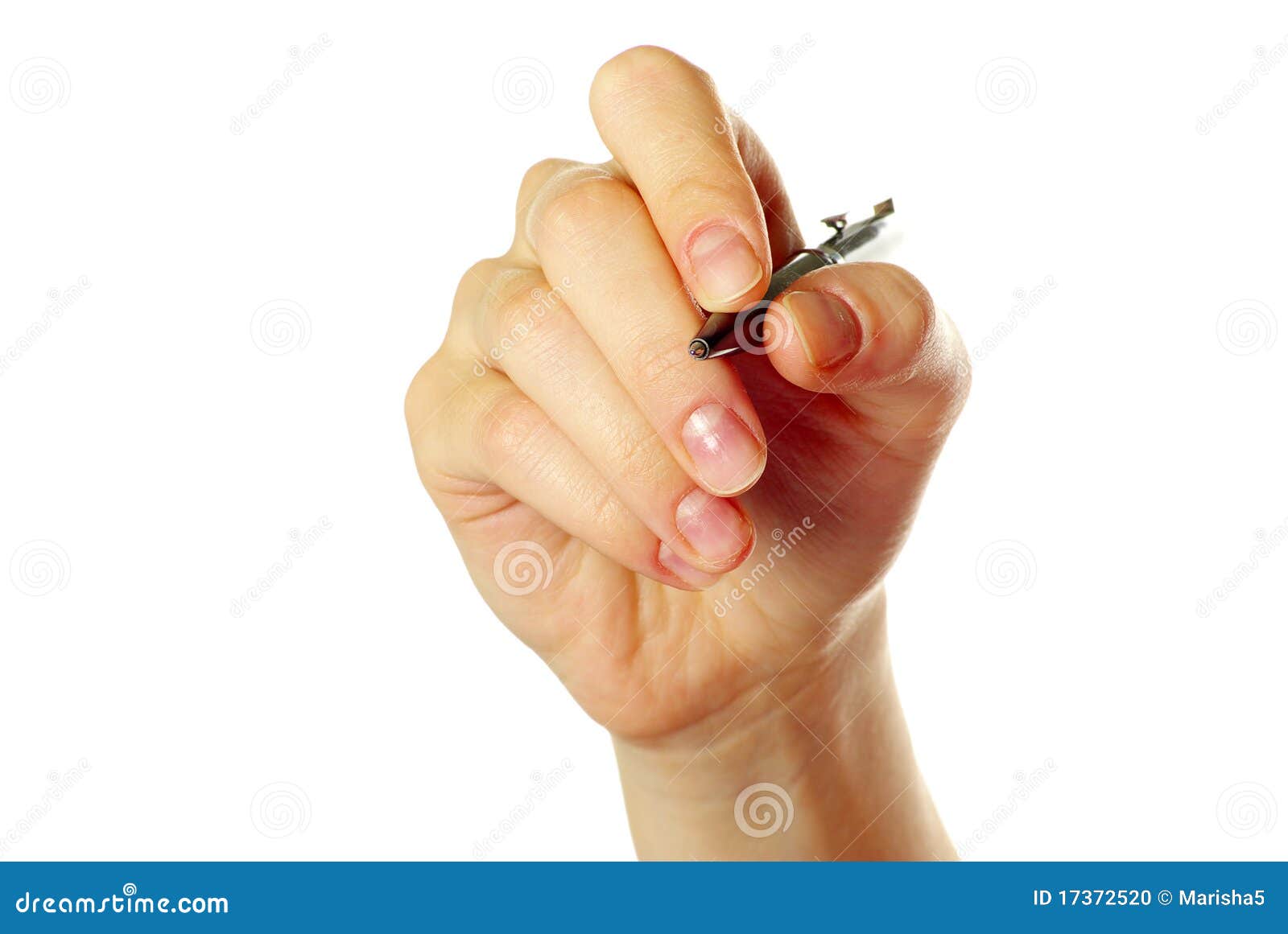 Hand holding pen stock photo. Image of human, deal, correspondence ...