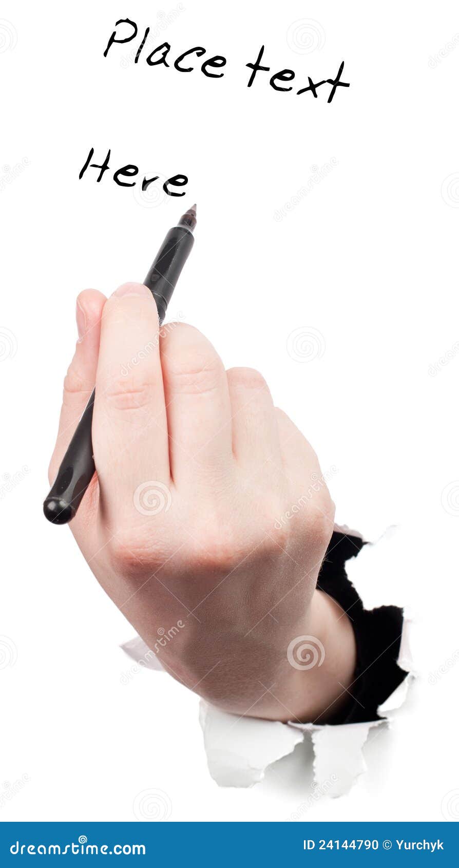 Hand holding a pen stock photo. Image of cracked, education - 24144790