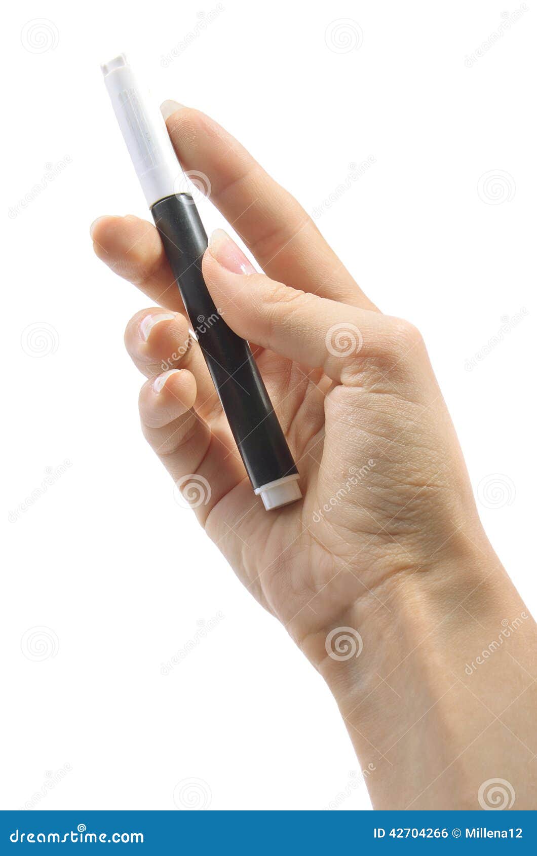 Hand holding a pen stock photo. Image of school, finger - 42704266