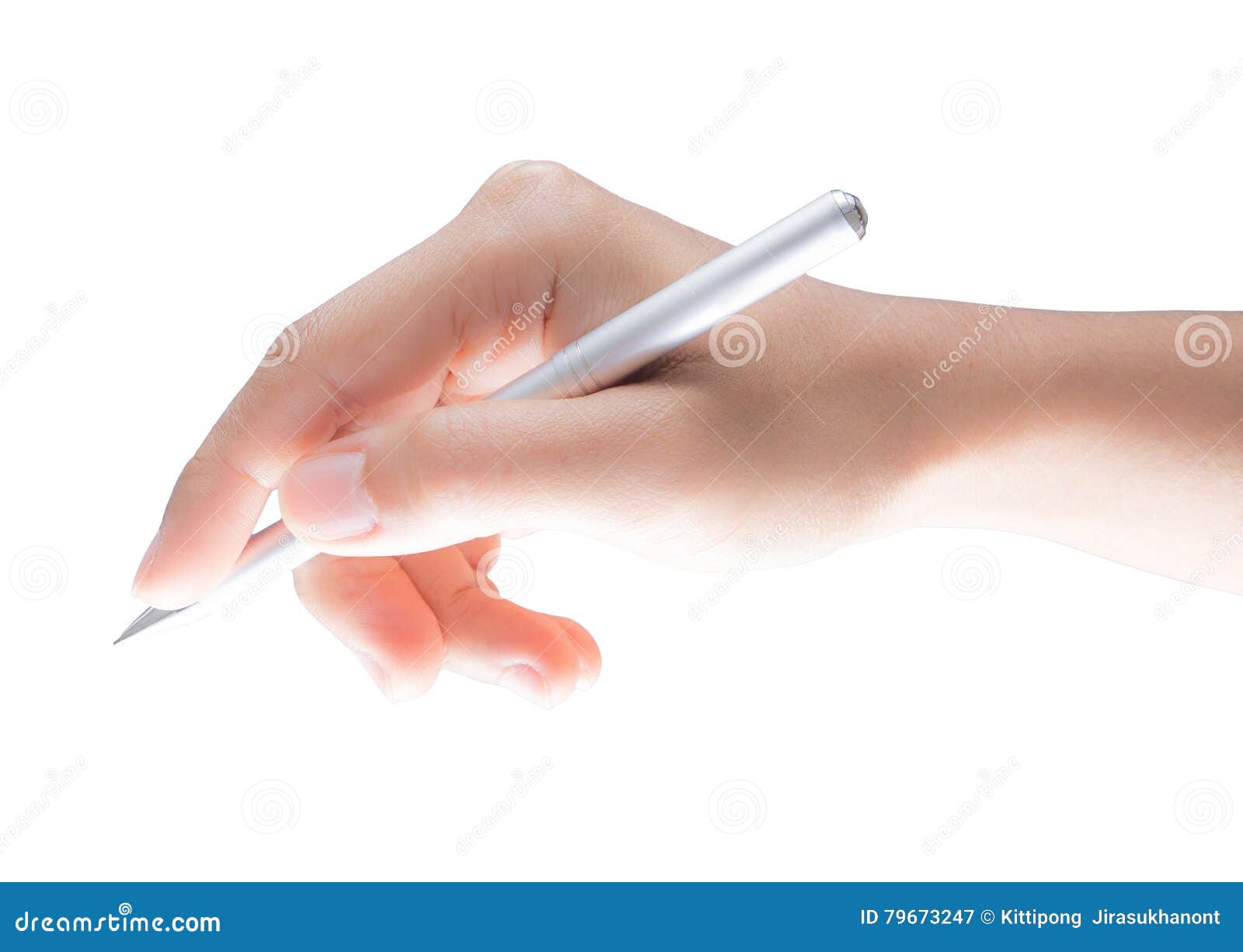 Hand holding pen stock image. Image of sketch, hand, drawing - 79673247