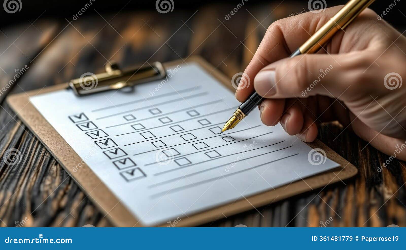 Blank Checklist Royalty-Free Stock Photo | CartoonDealer.com #92612691