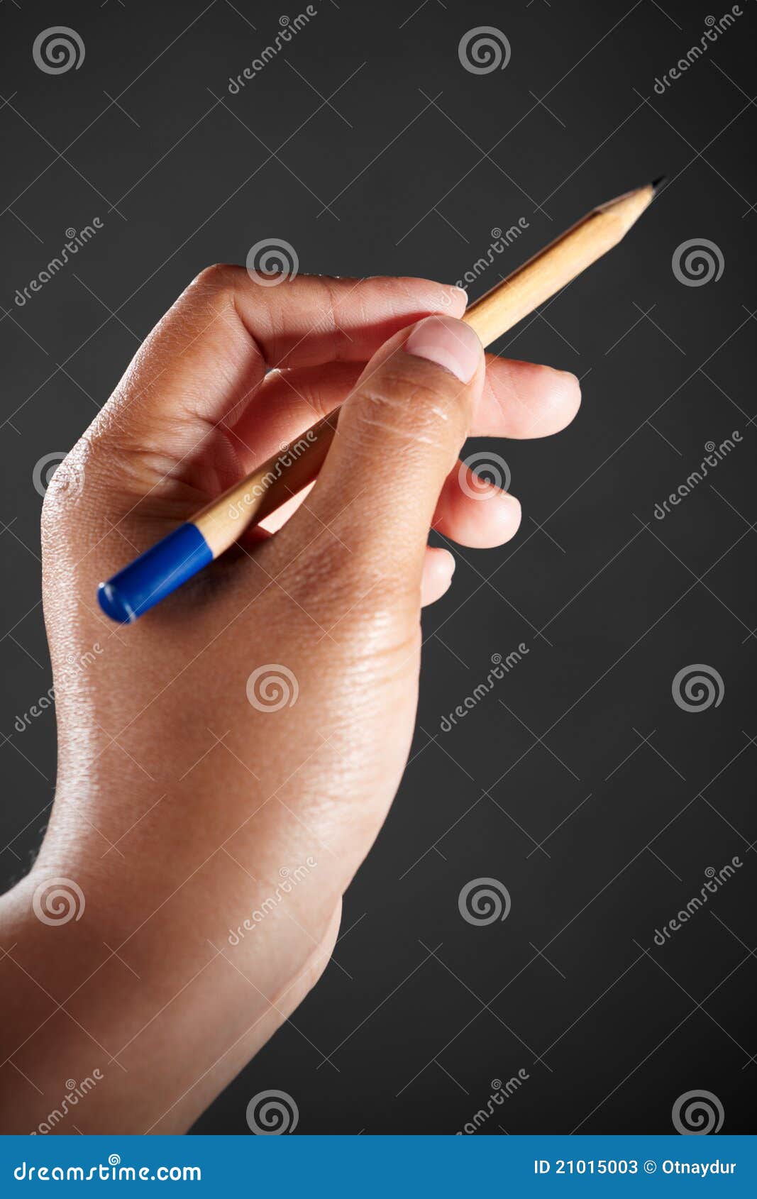 Hand holding pencil stock image. Image of close, fingers - 21015003