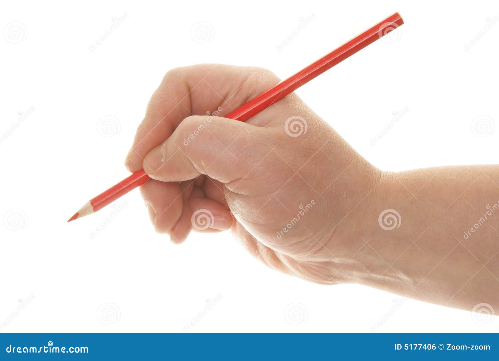 Hand Holding Pencil Royalty Free Stock Image - Image: 5177406