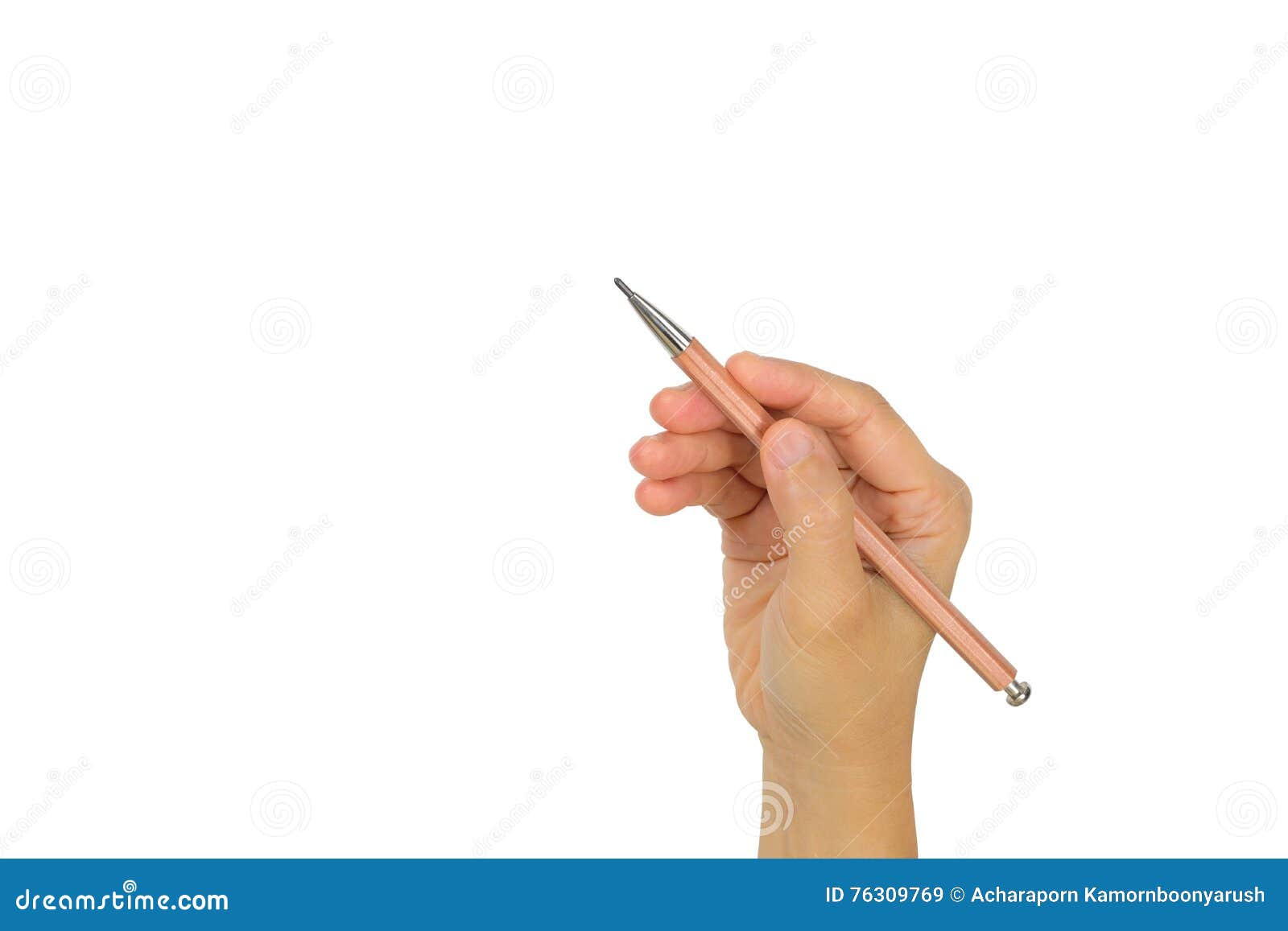 Hand holding pencil stock image. Image of idea, clipping - 76309769