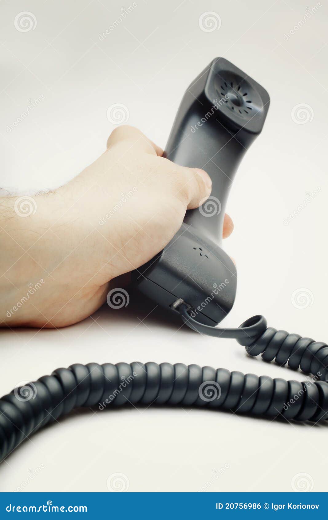 Hand holding the phone stock photo. Image of device, communications ...