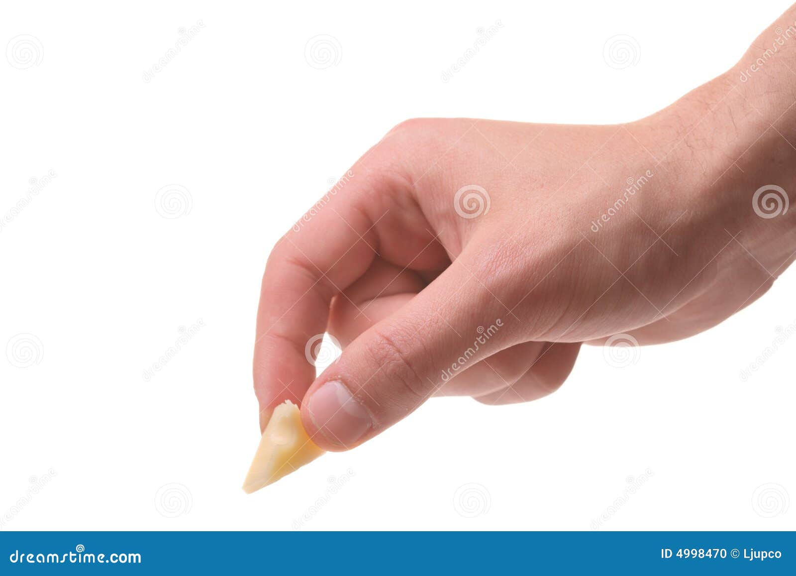 Hand Holding a Piece of Cheese Stock Photo - Image of dairy, color: 4998470