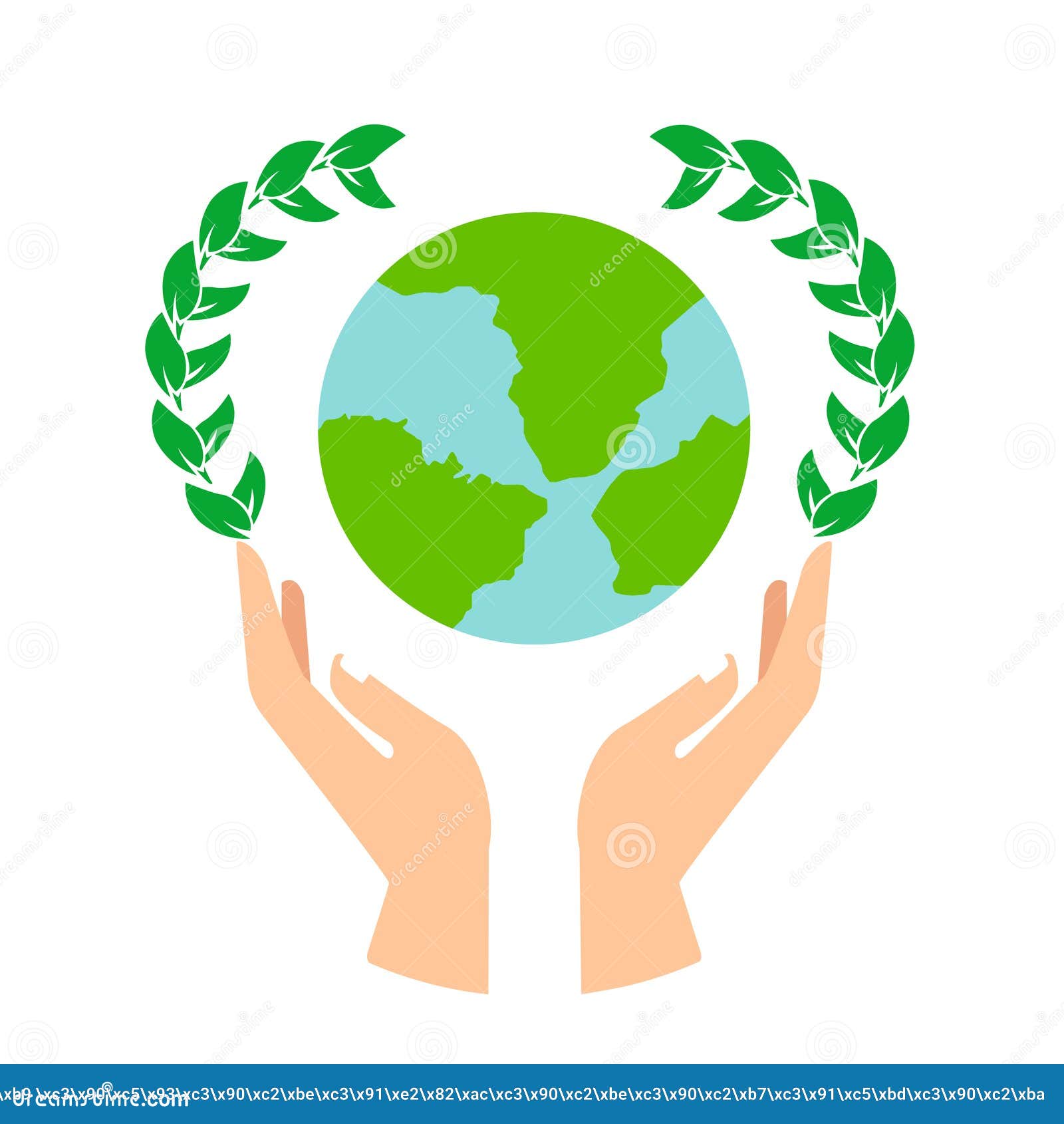 Hand Holding Planet Icon, Nature Protection, Vector Illustration Stock ...
