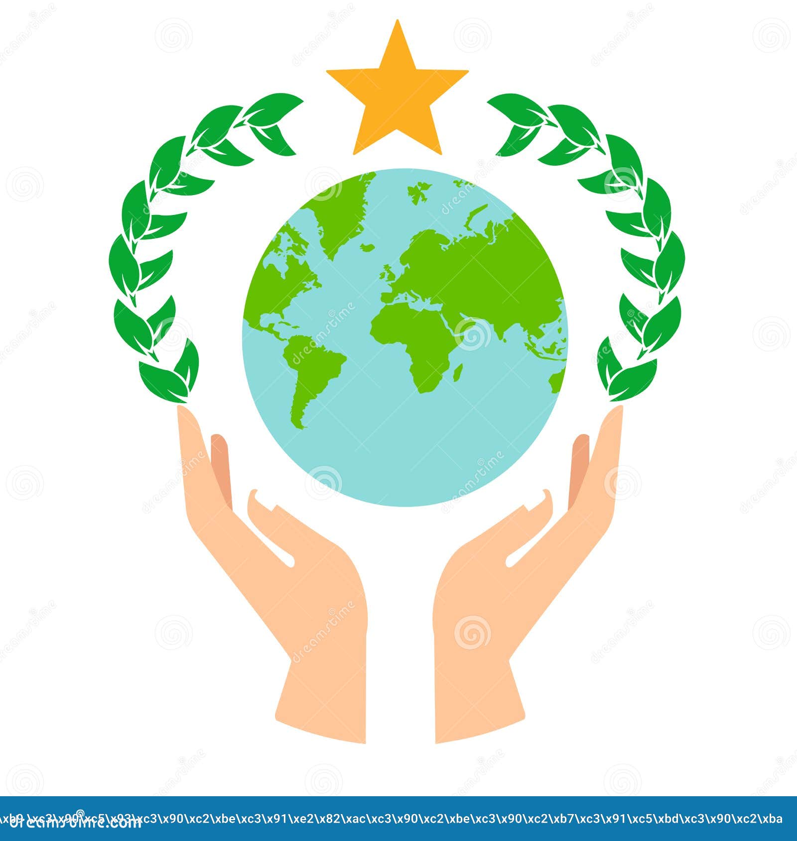 Hand Holding Planet Icon, Nature Protection, Vector Illustration Stock ...
