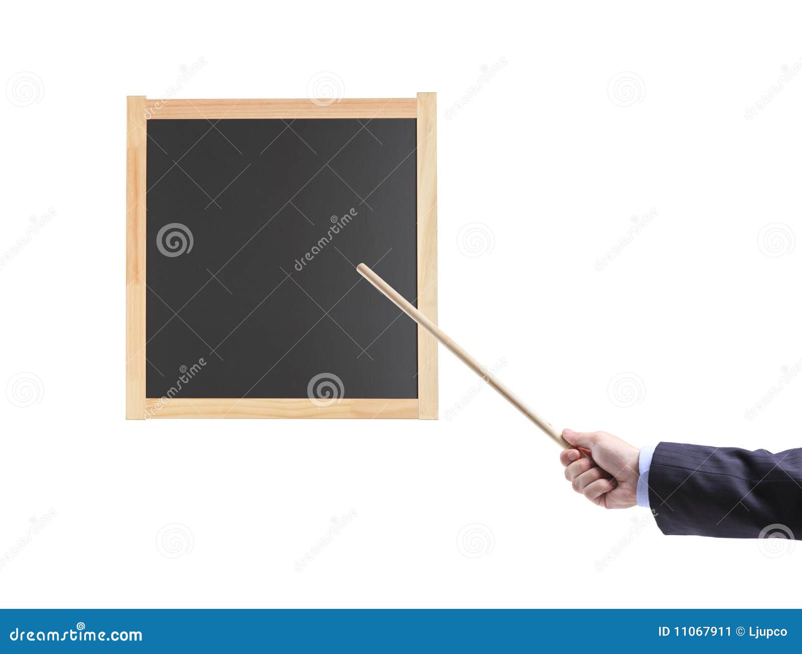 Hand Holding a Pointing Stick Stock Image - Image of plackcard, pointer ...